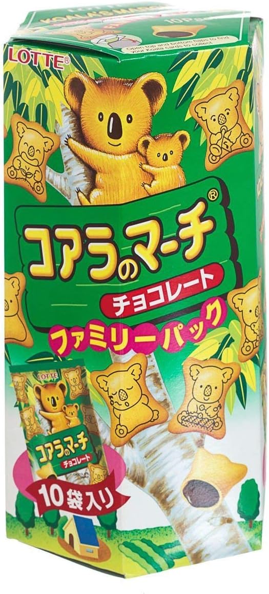 Amazon.com: Lotte Koala's March Cookie with Chocolate Cream, 1.45 oz ...