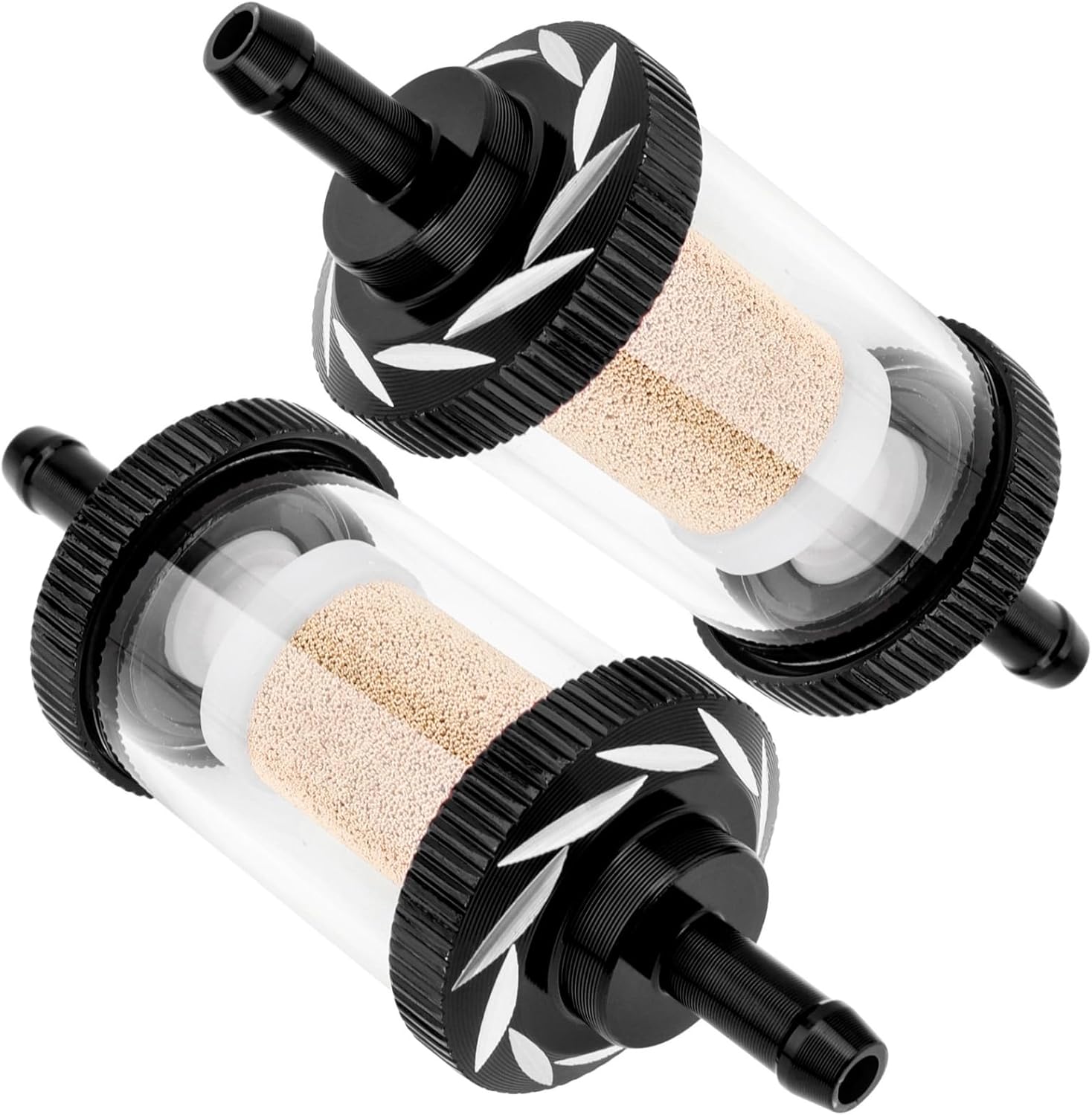 Amazon.com: Windance 2PCS 5.3mm 0.21inch Aluminum Alloy Fuel Filter,Glass Inline Reusable ...
