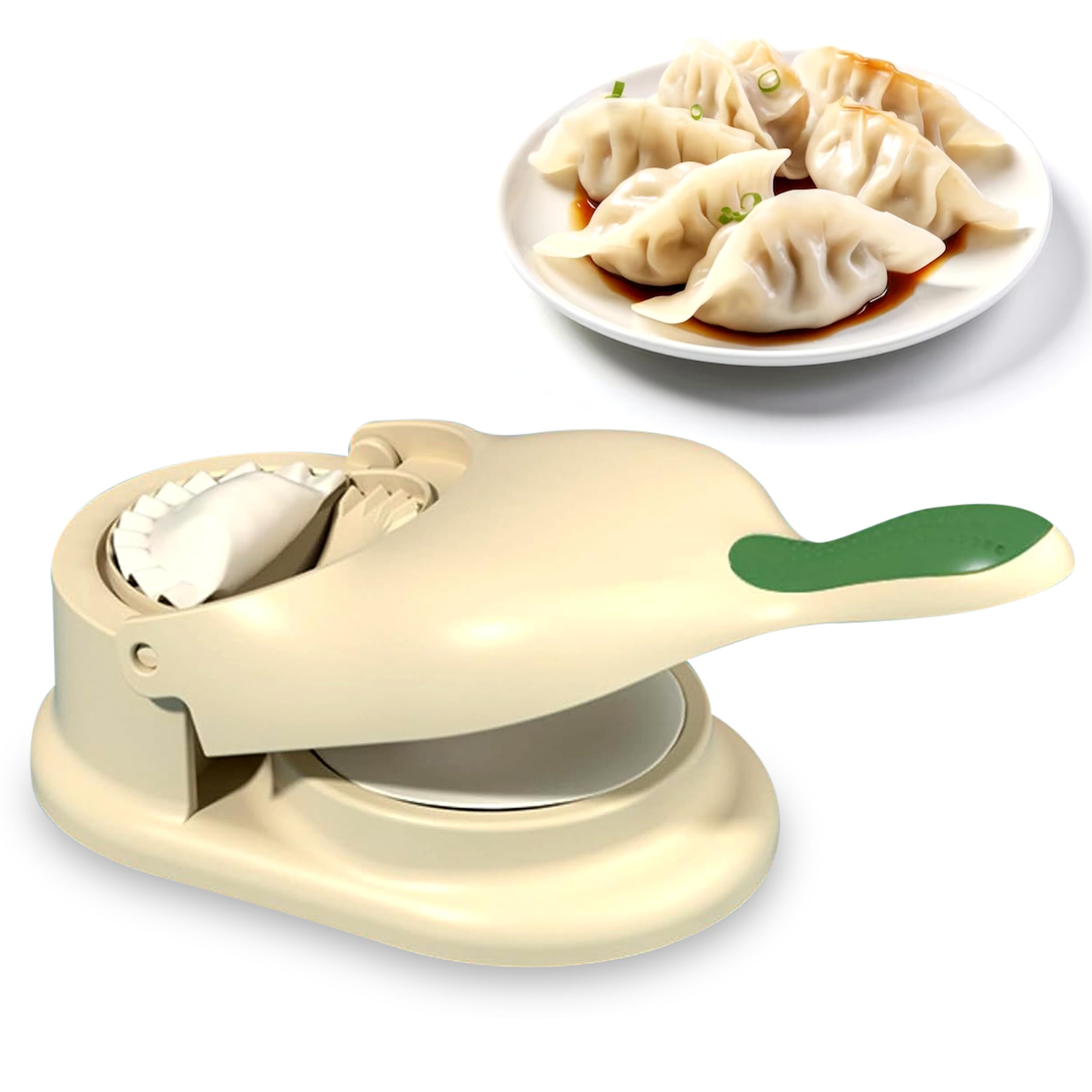 Amazon.com: Premium 2 in 1 Dumpling Press: Reinforced User Friendly ...