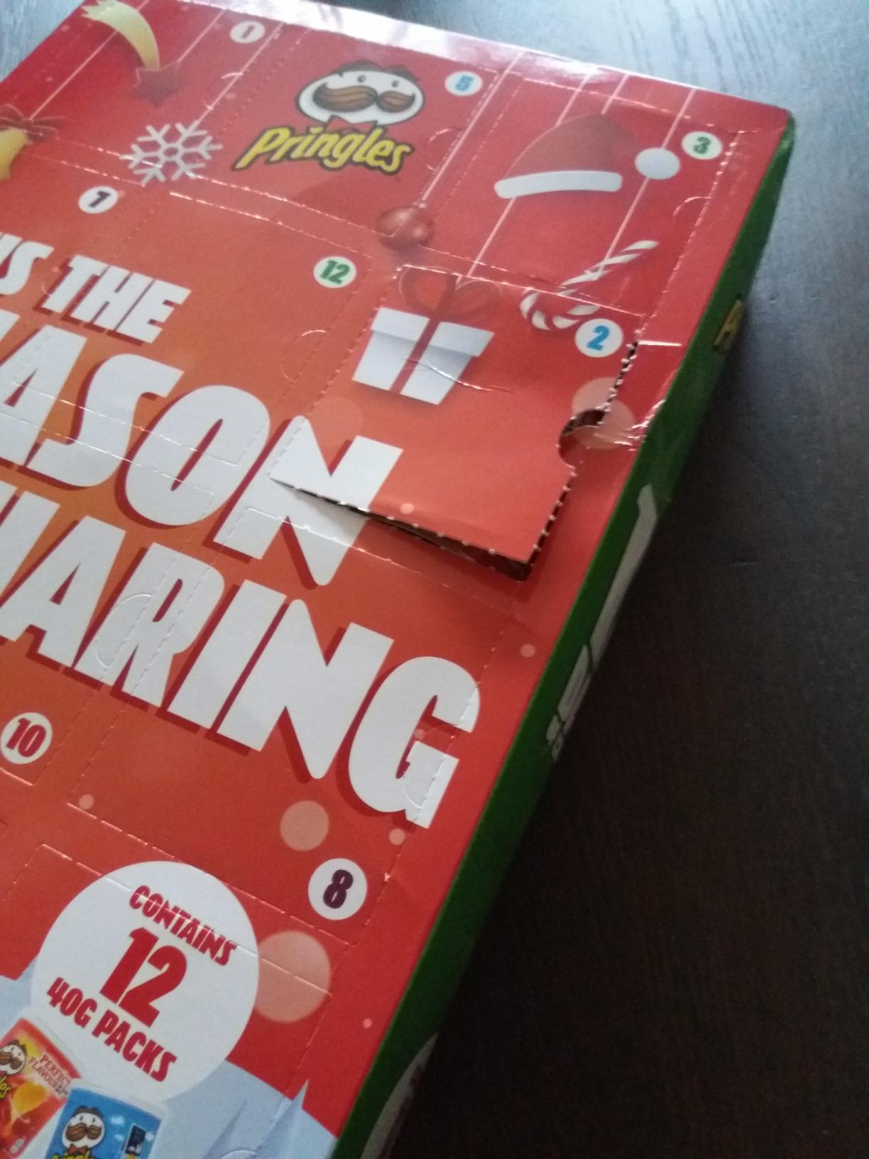 Merry Pringles 12 Days Advent Calendar 12 x 40g : Amazon.fr: Epicerie