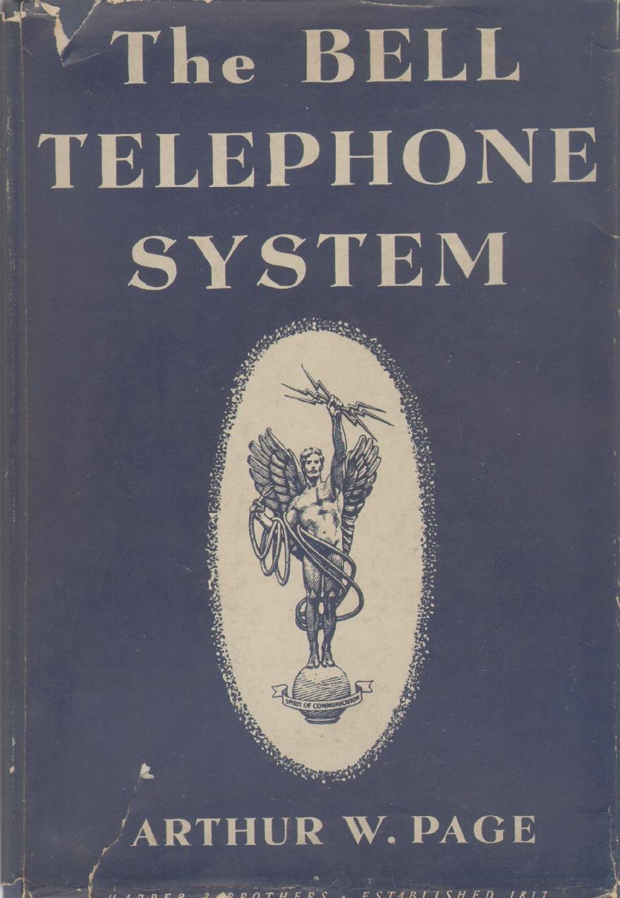 THE BELL TELEPHONE SYSTEM: Page, Arthur W.: Amazon.com: Books