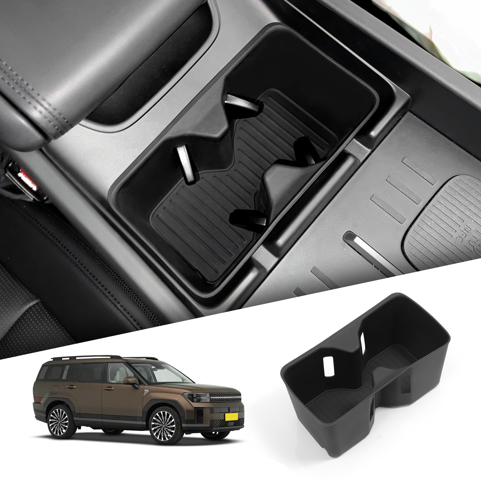 Snapklik.com : SMABEE Center Console Cup Holder Insert For 2024 2025 ...