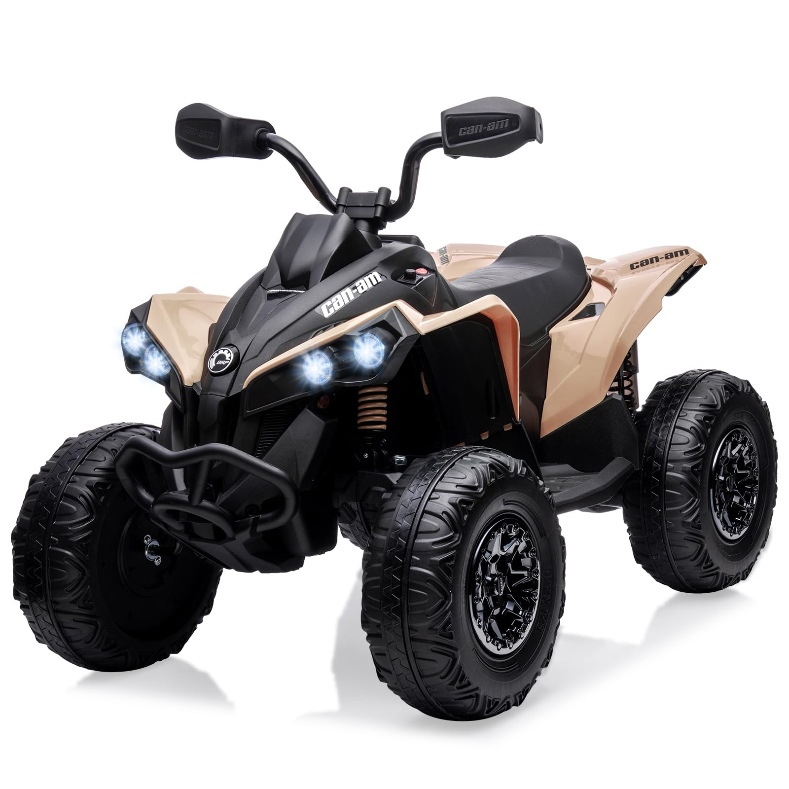 Buy Hetoy Kids ATV, 12V Ride on Toy Car Bombardier Licensed BRP Can-am ...