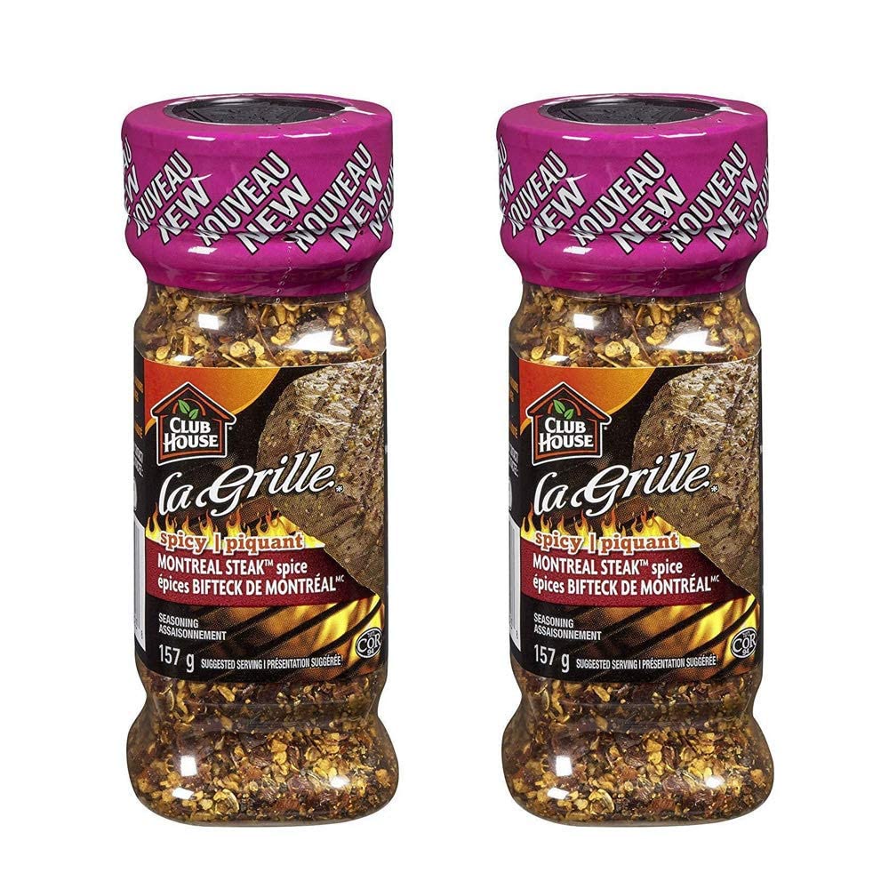 Amazon.com : Club House La Grille Spicy Montreal Steak Spice Seasoning ...