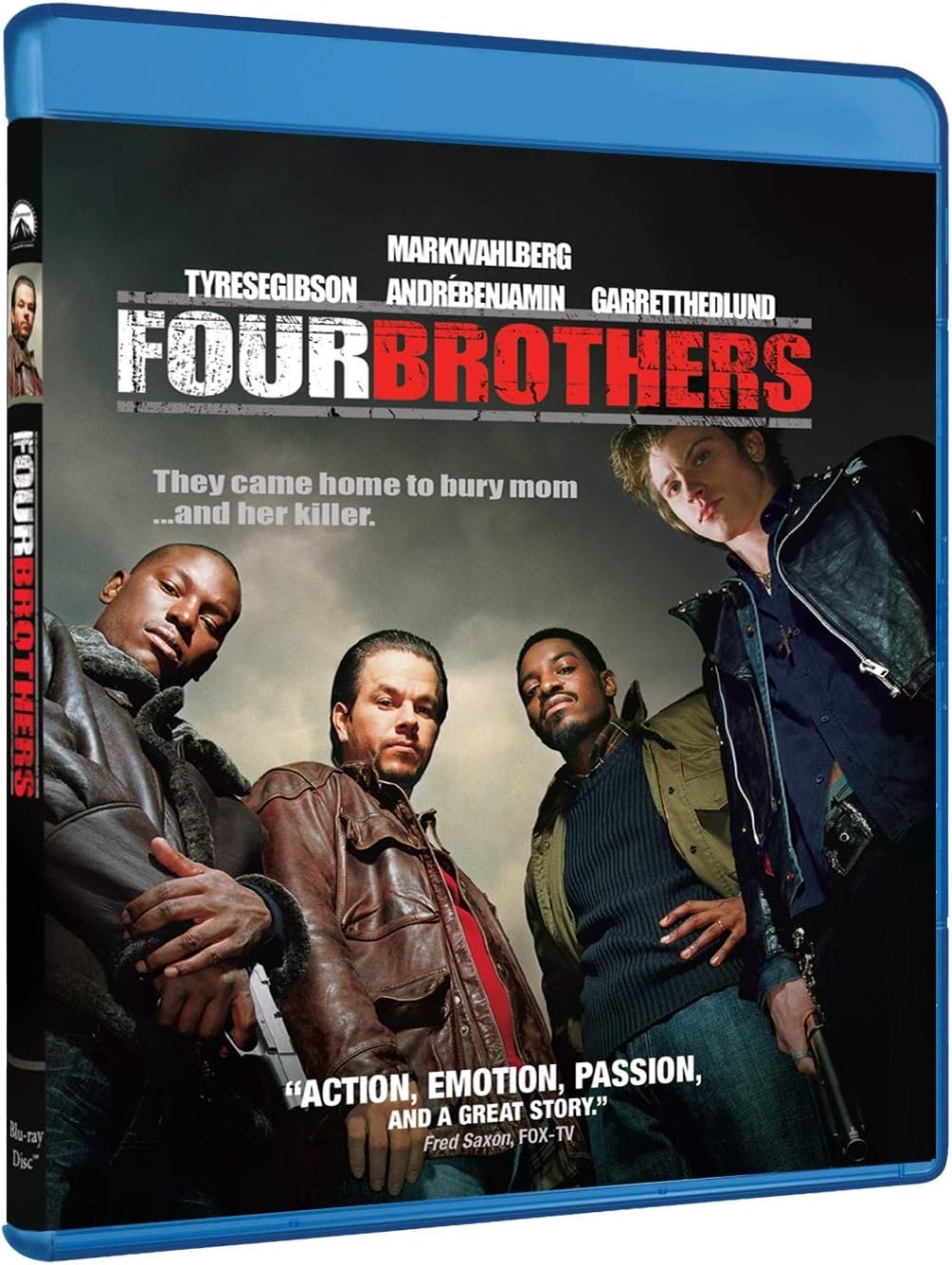 Four Brothers [Blu-ray]: Amazon.co.uk: Garrett Hedlund, Tyrese Gibson, André 3000, Mark Wahlberg ...