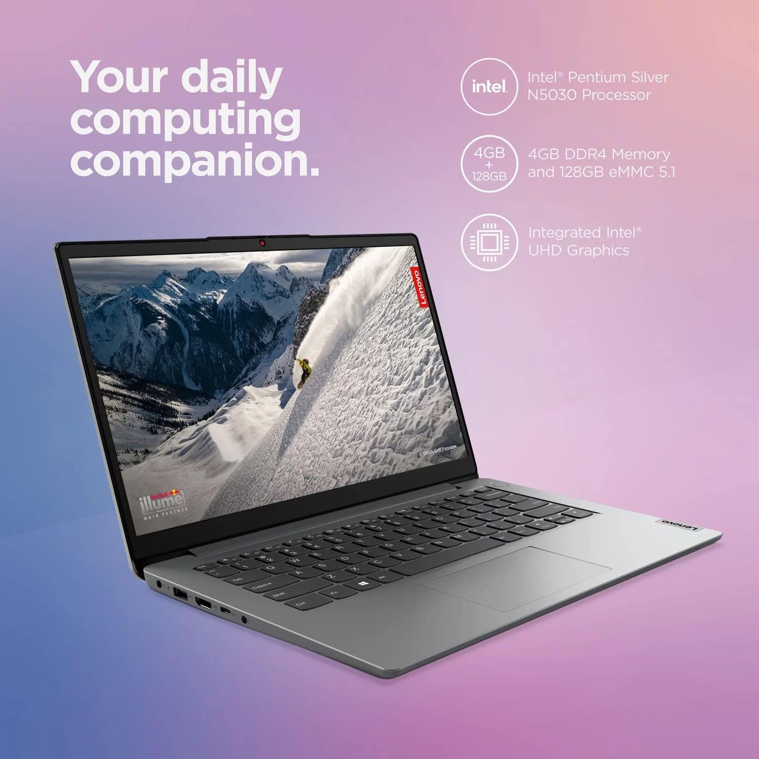 Snapklik.com : Lenovo Newest IdeaPad 1i Laptop 14 HD Display, Intel ...