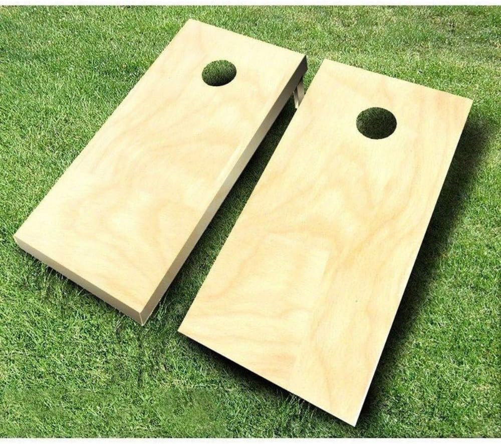 Amazon.com : Plain Unfinished Cornhole Boards Set Bean Bag Toss + 8 ACA ...