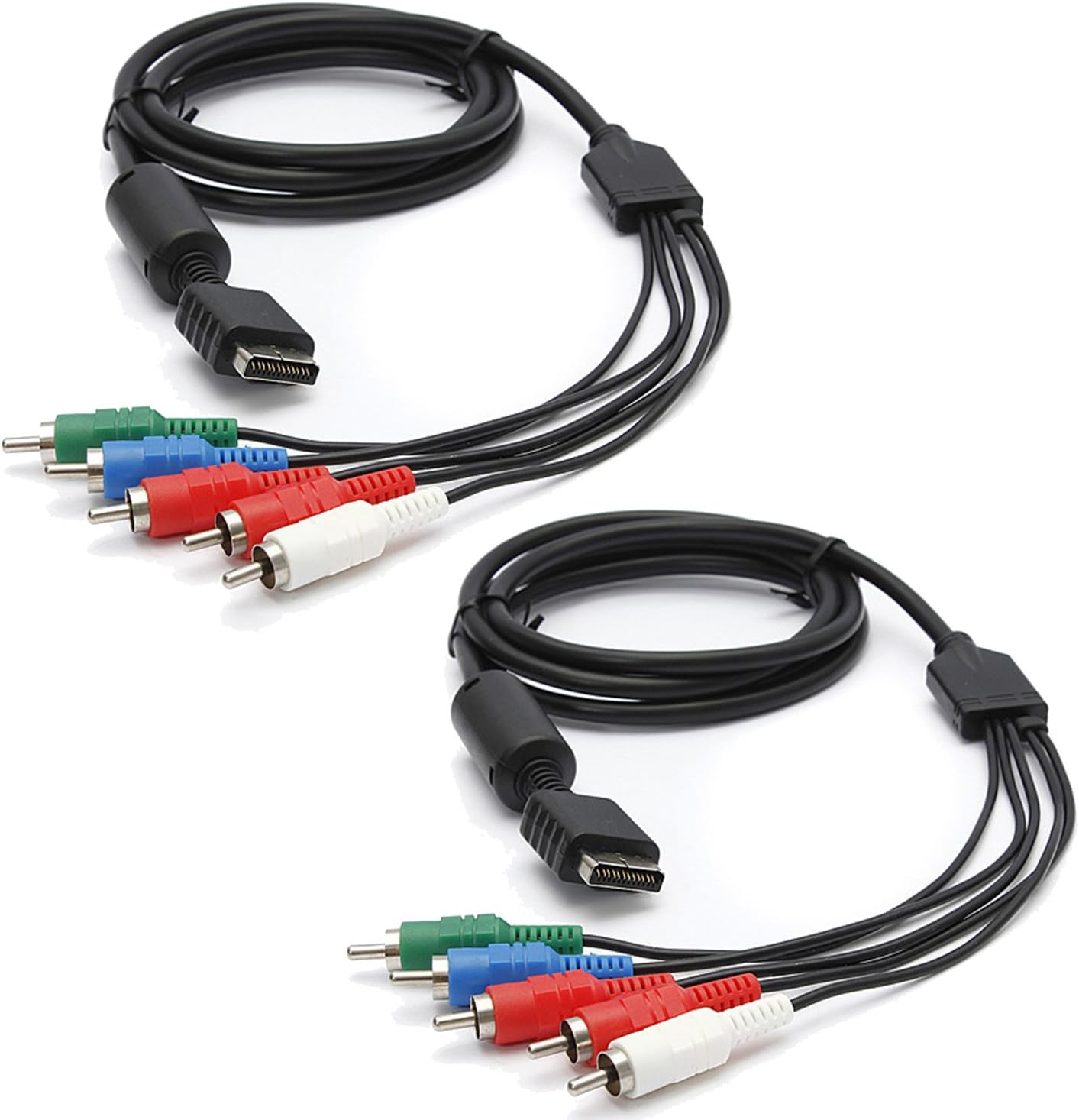 TRADERPLUS 2 Pack High Resolution HDTV Component RCA AV Audio Video ...