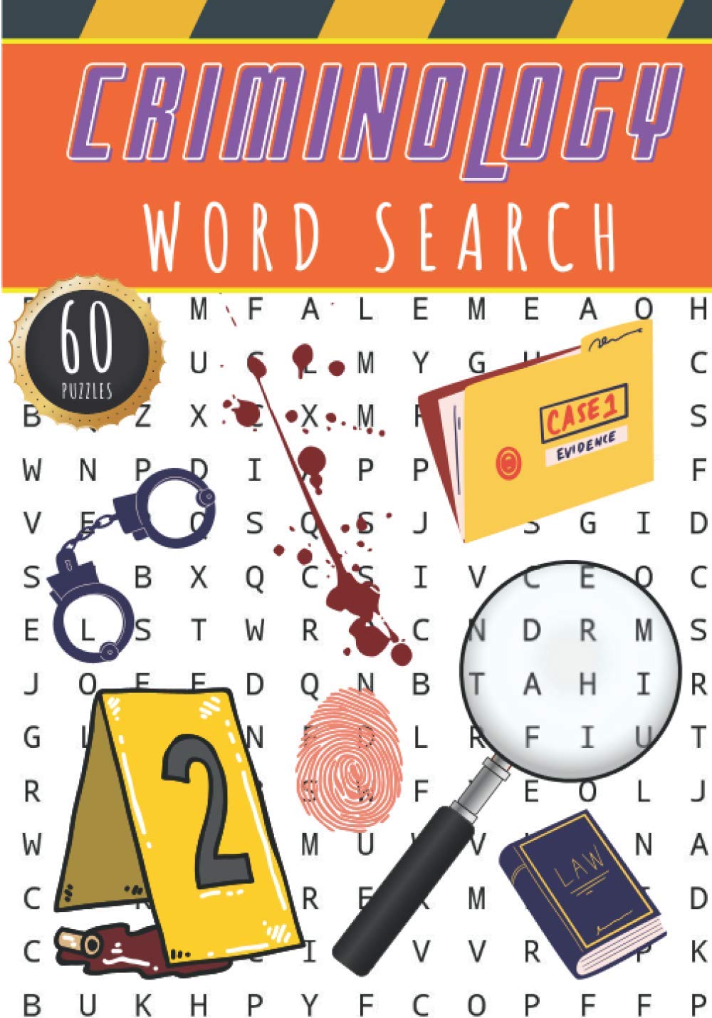 Criminology Word Search Crime Word Search Book 60 Fun Puzzles ...