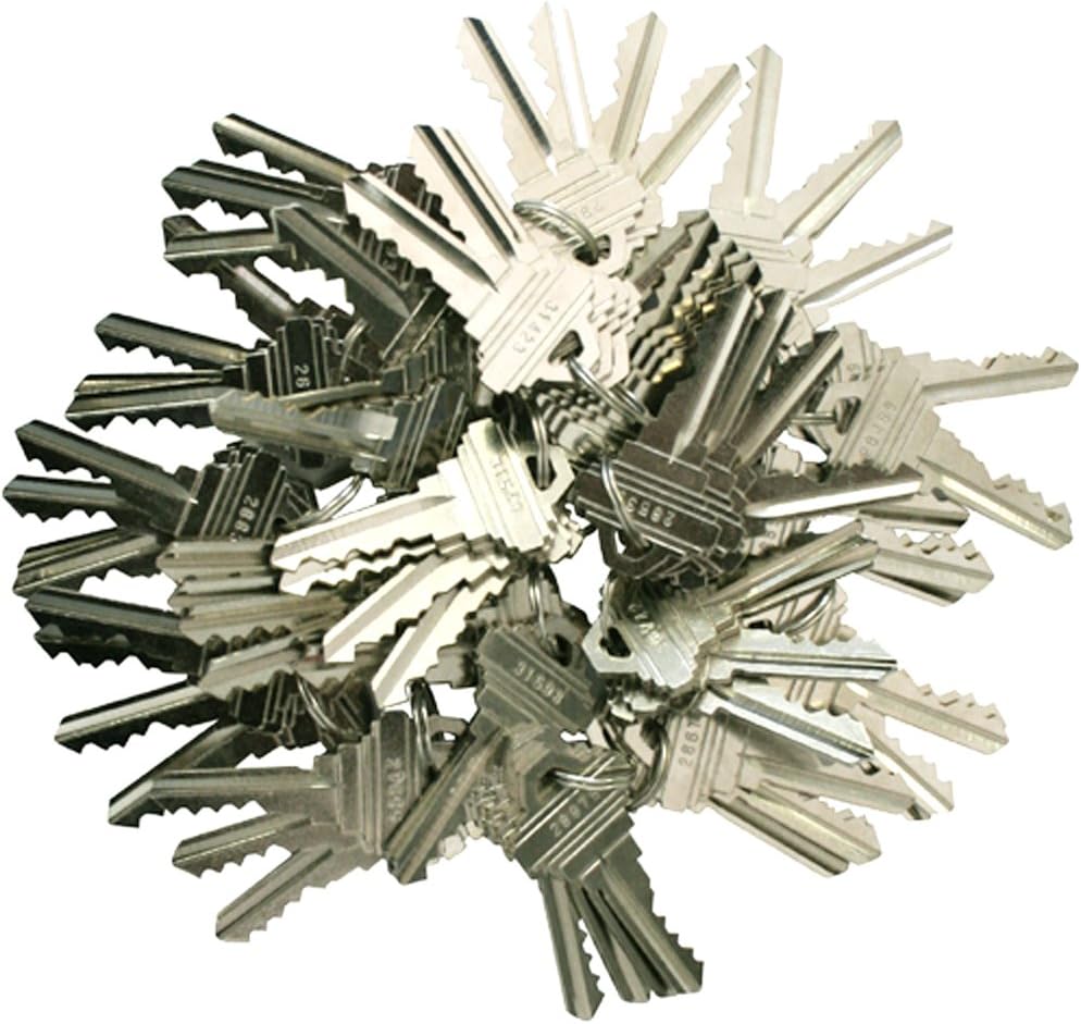 60 Pieces Precut Kwikset Compatible Keyway 5 Pins Keys 10 Sets of 6 ...