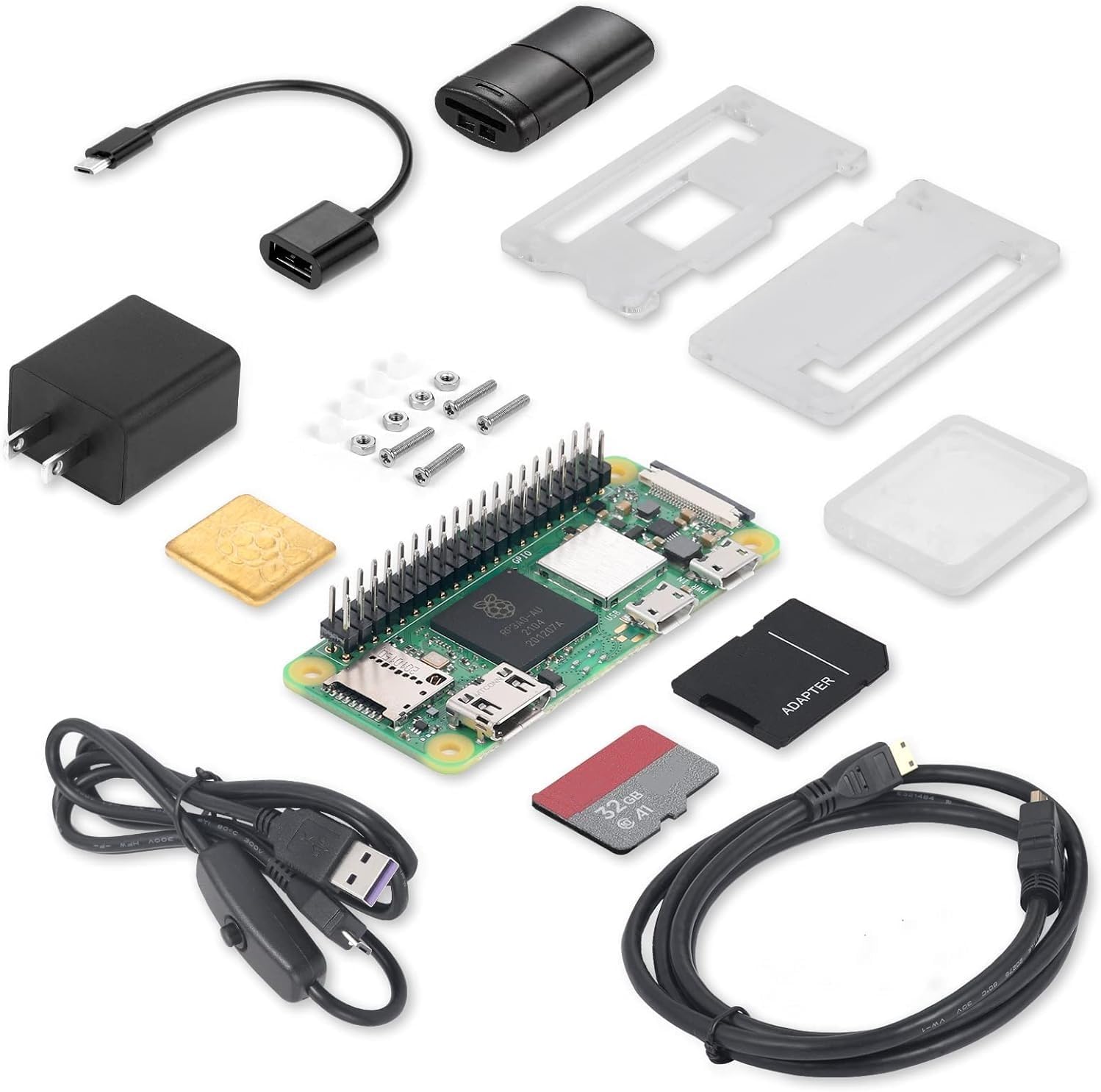 Amazon.co.jp: Vesiri Raspberry pi zero 2W 日本技適取得 ラズベリーパイzero 2W 32GB ...