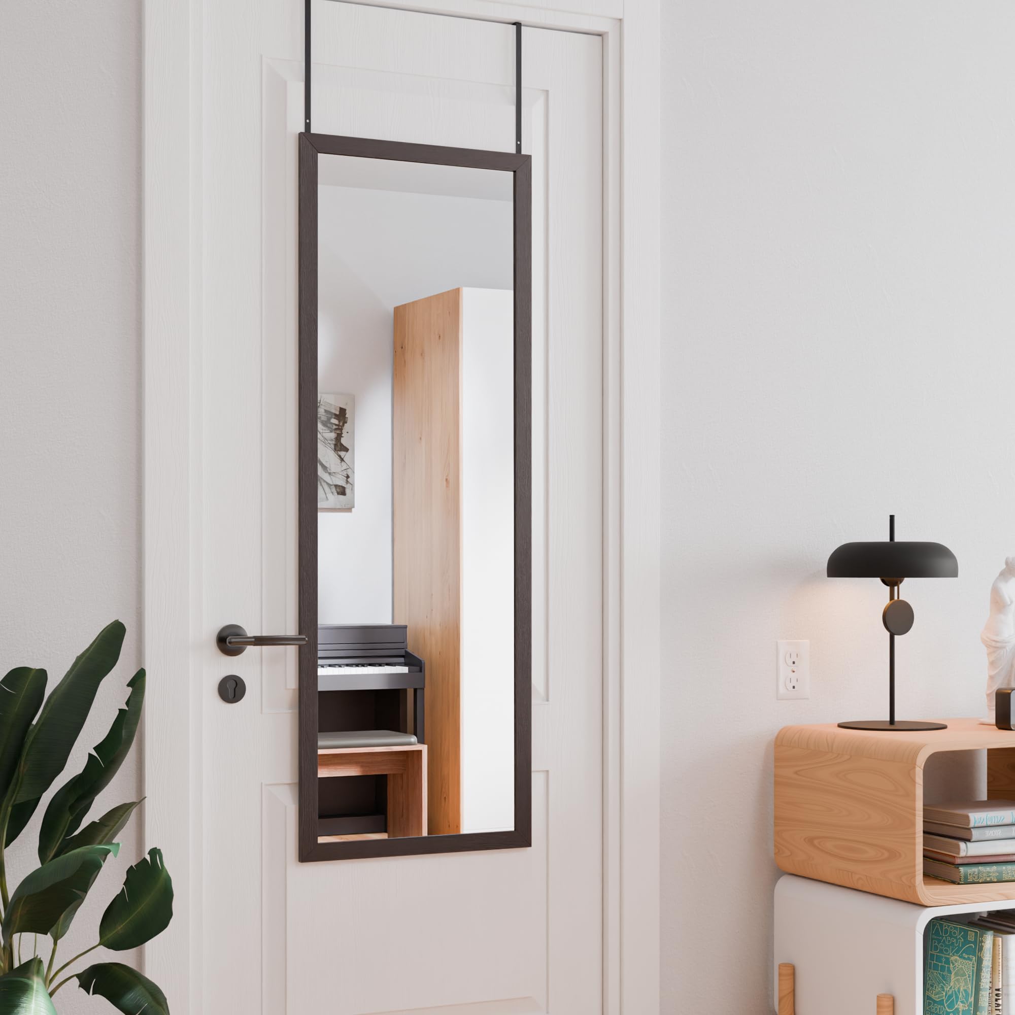 Amazon.com: Door Mirror, Over the Door Full Length Wall Mirror, 51"x 18 ...