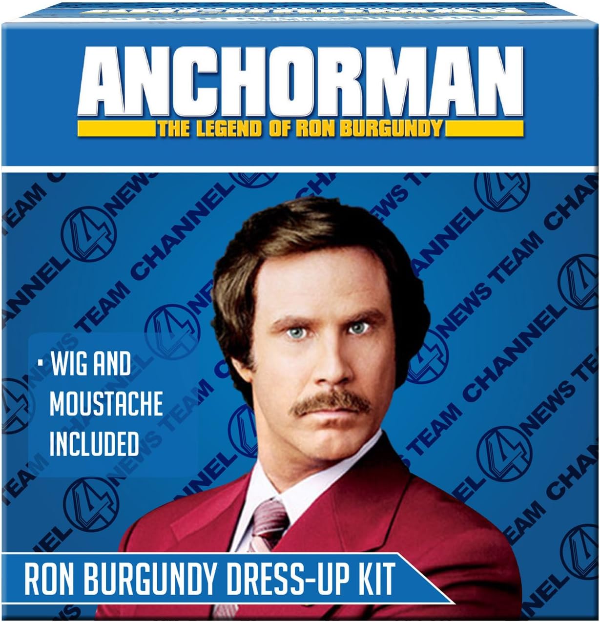 Anchorman Ron Burgundy Dress Up Kit : Amazon.co.uk: Toys & Games