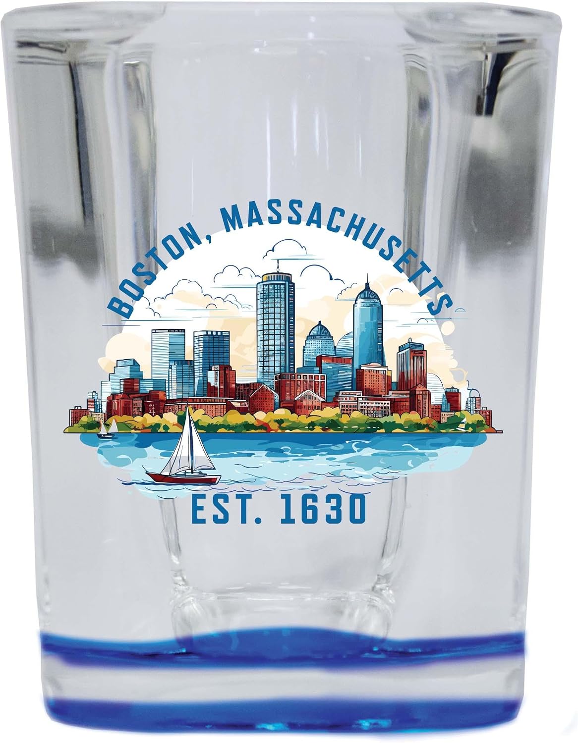 Amazon.com | R and R Imports Boston Massachusetts B Souvenir 2.5 Ounce ...