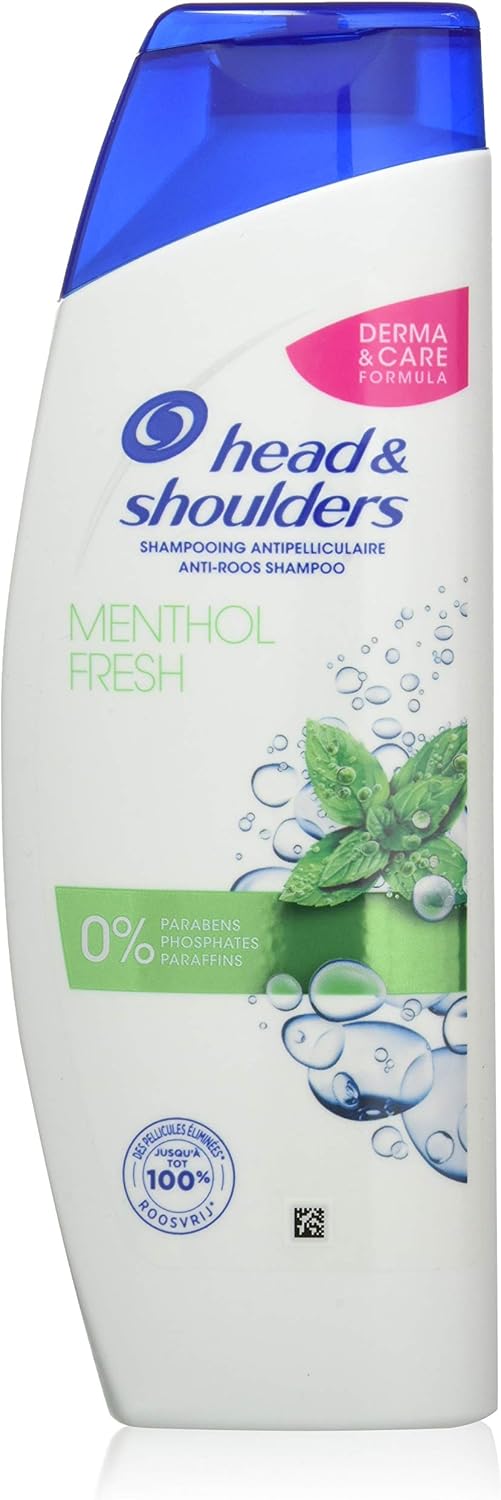Head and shoulders Menthol Fresh Anti-Dandruff Shampoo 280 ml - Pack of ...