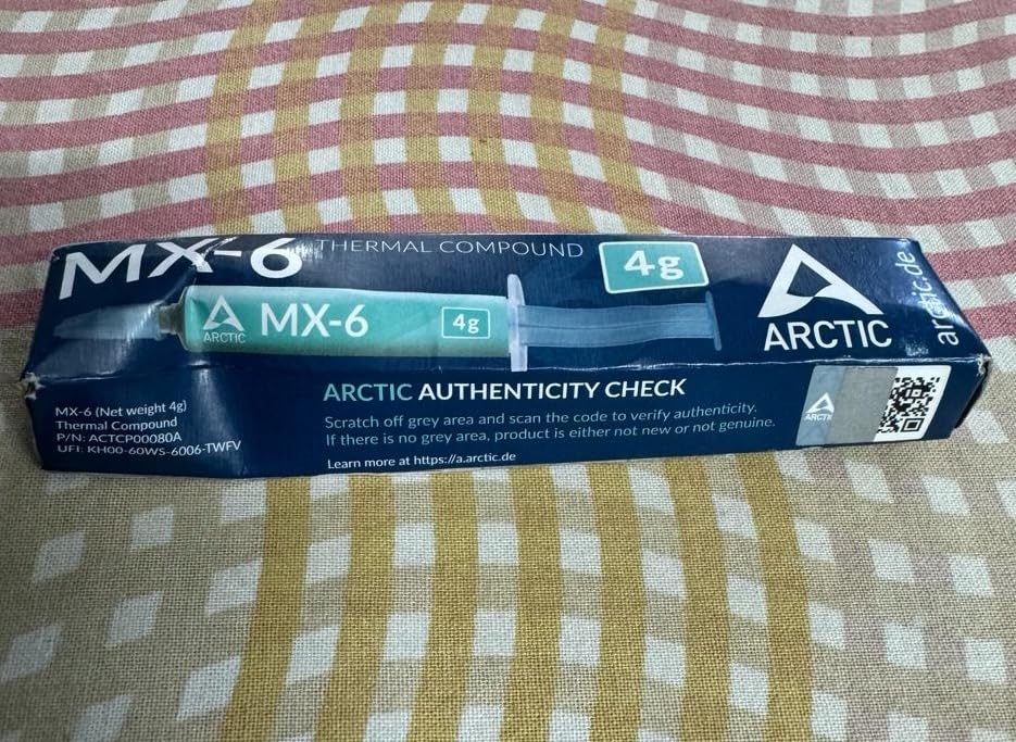 ARCTIC MX-6 (4 g) - Ultimate Performance Thermal Paste for CPU ...