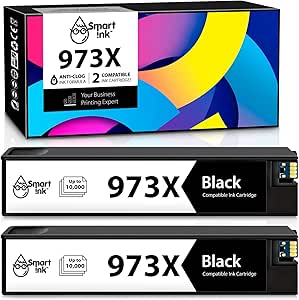 Smart Ink Compatible Ink Cartridge Replacement for HP 973X 973 (Black ...