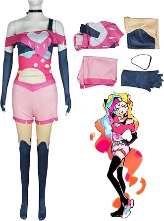 Amazon.com: TWHROOQ Helluva Boss Cosplay Costume, Queen Bee Beelzebub ...