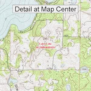 Amazon.com: USGS Topographic Quadrangle Map - Lake Lida, Minnesota ...