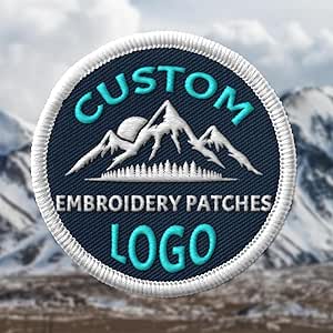 Amazon.com: Custom Embroidered Patches, Personalized Iron-On, Sew-On, or Hook & Loop Patches for ...