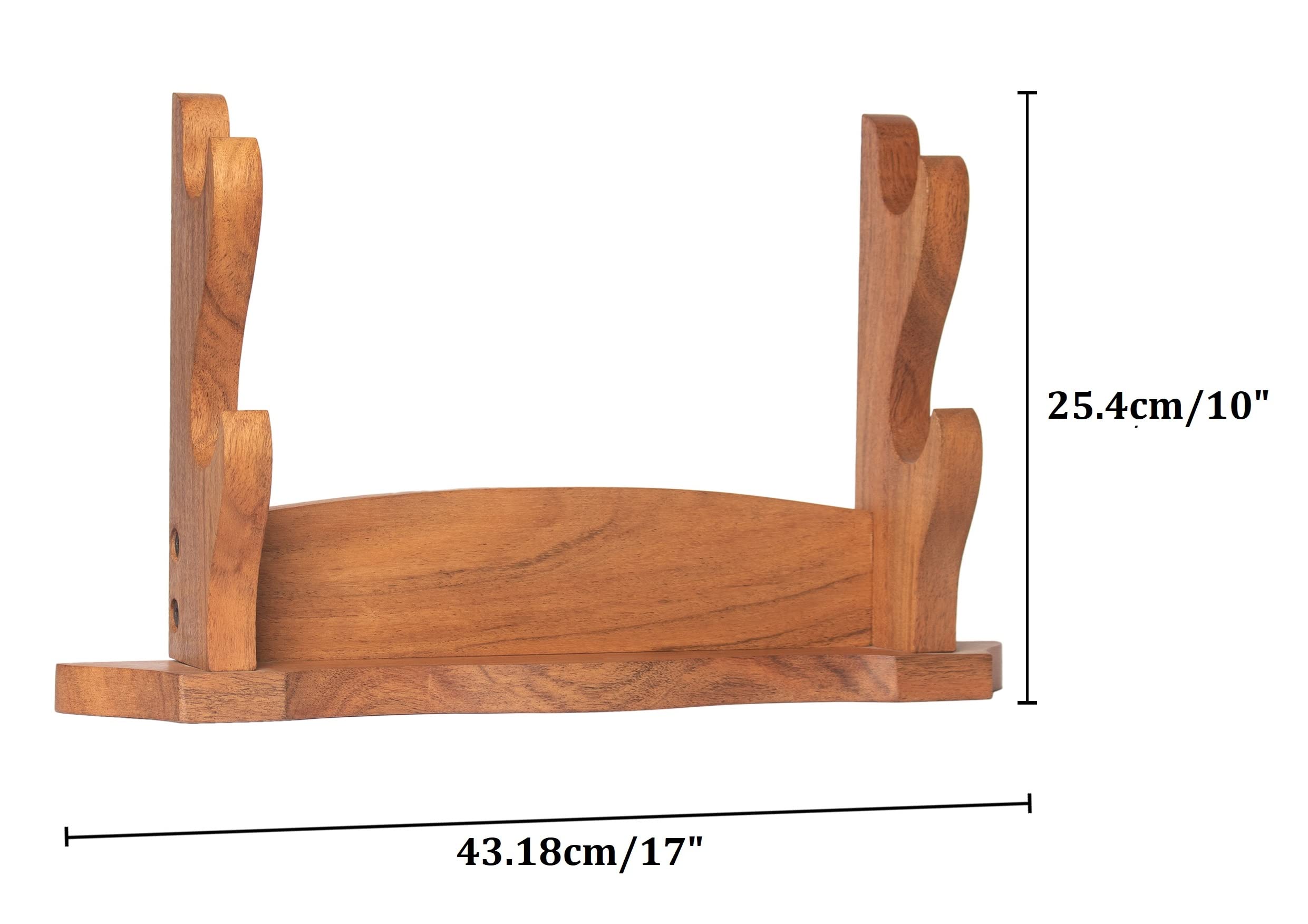 Buy Mythrojan Solid Wood Sword Stand Medieval Sword Wall Mount Samurai ...