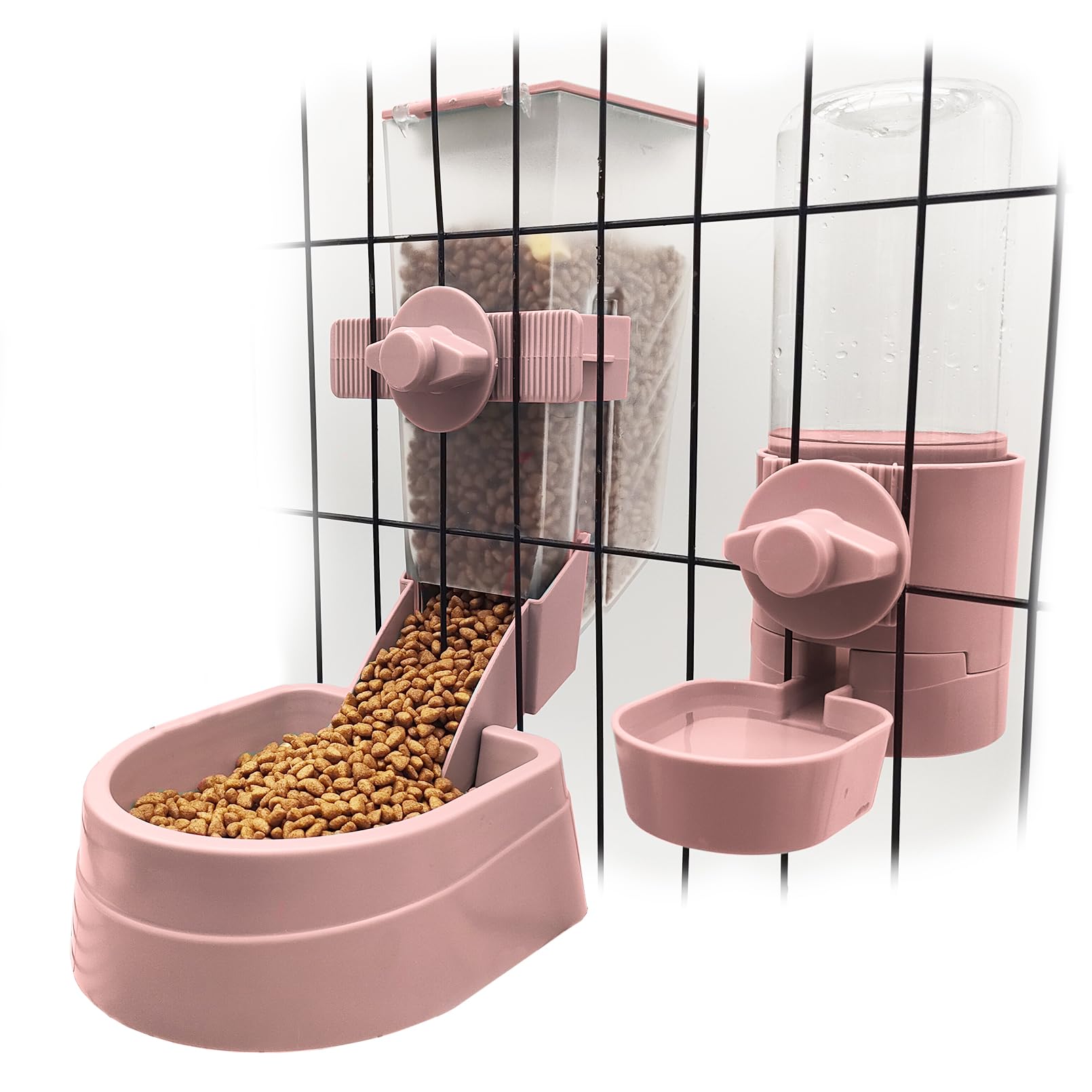 Snapklik.com : BNOSDM Rabbit Automatic Food Feeder And Water Dispenser ...