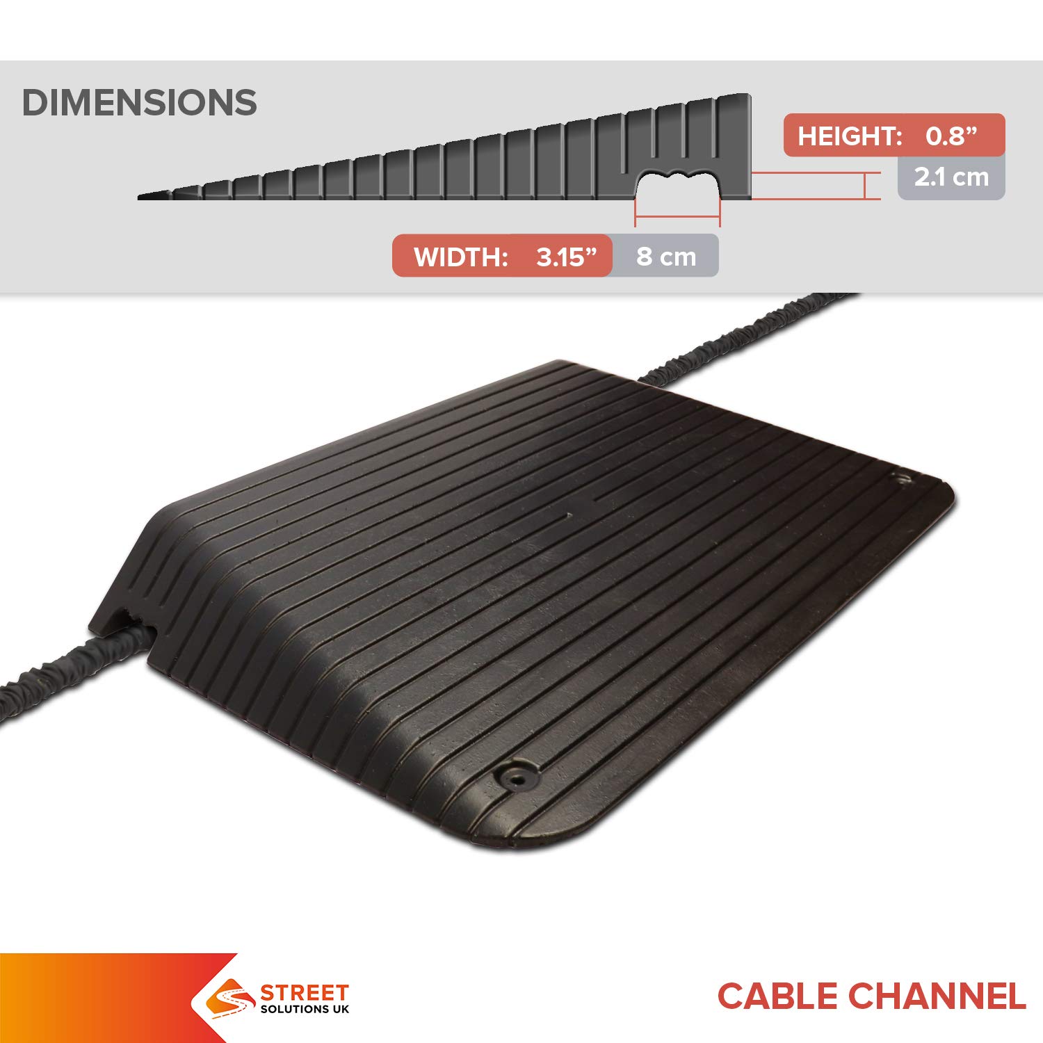 Rubber Threshold Door Step Ramp - 4 Inch Rise Doorway Mobility Entry ...