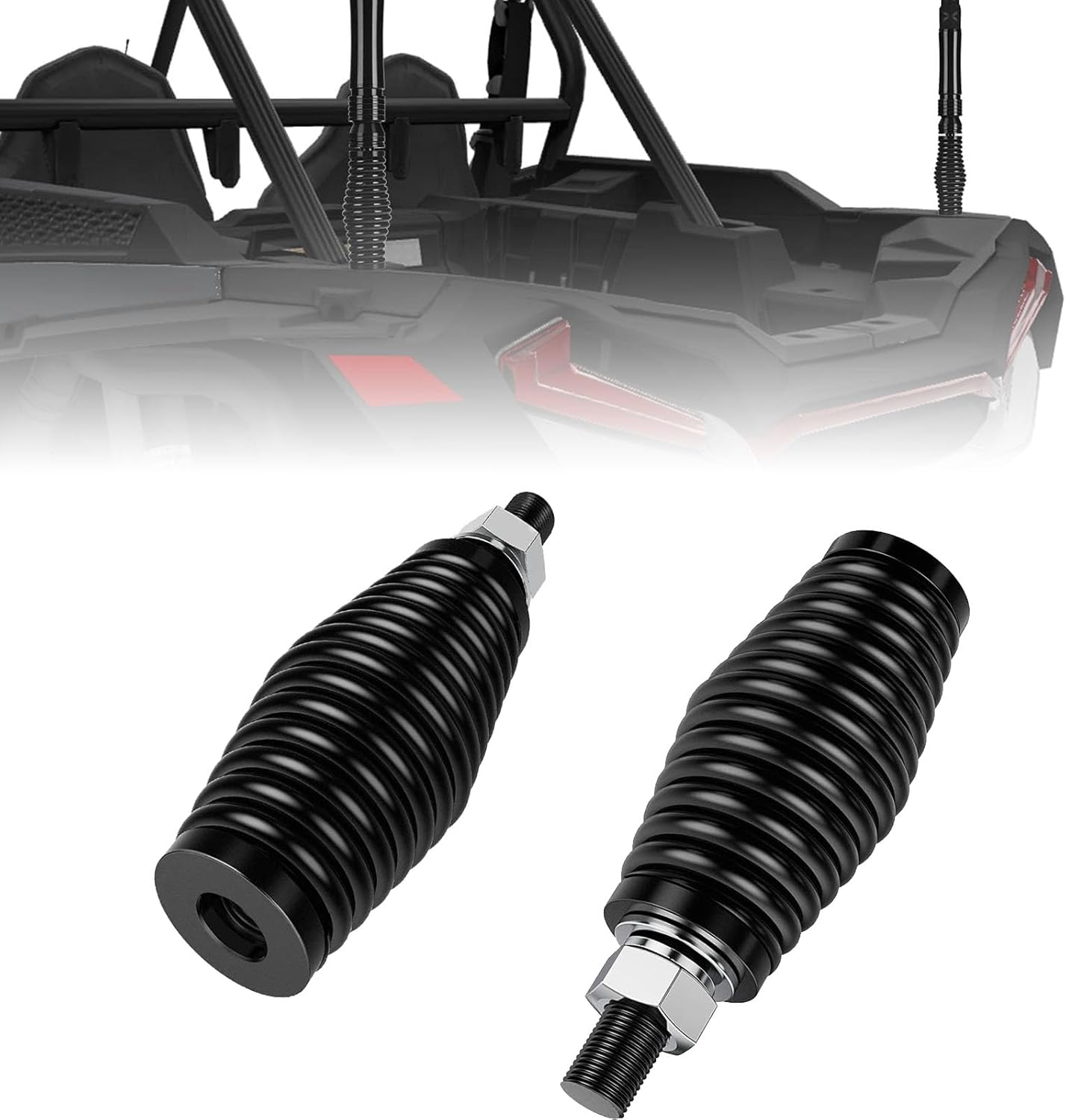 Amazon.com: 2PCS Heavy Duty Barrel Spring Mounting Base, LED Whip Light ...