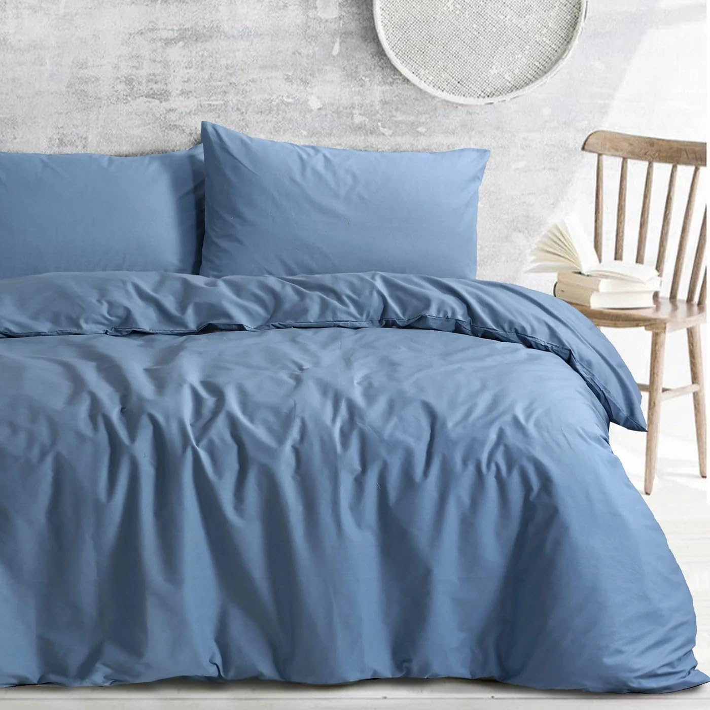 Amsons Queen Bed Quilt Cover Set - Cotton Rich Bedding & Linen - Marine ...