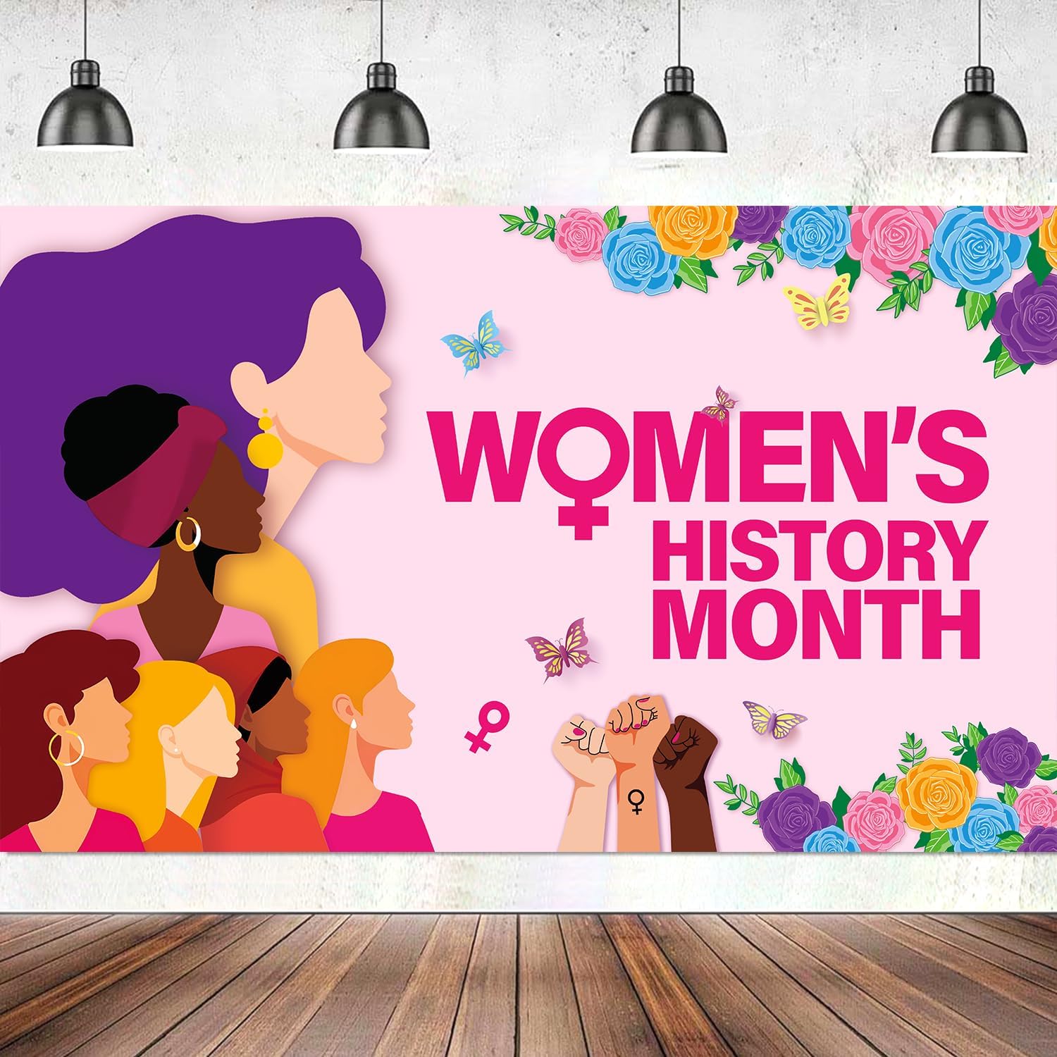 Amazon.com : Women’s History Month Backdrop for Photography March ...