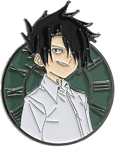 Amazon.com: The Promised Neverland Ray Clock Enamel Pin MULTI NONE ...
