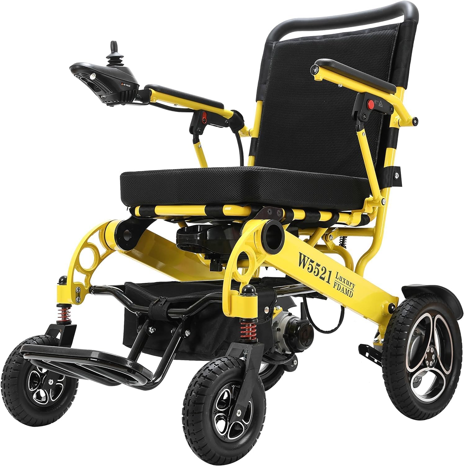 Amazon.com: 600 W motors Foldable Power Electric Wheelchair for Adults ...