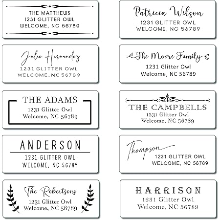 Amazon.com : Personalized Return Address Labels Stickers - Set of 240 ...