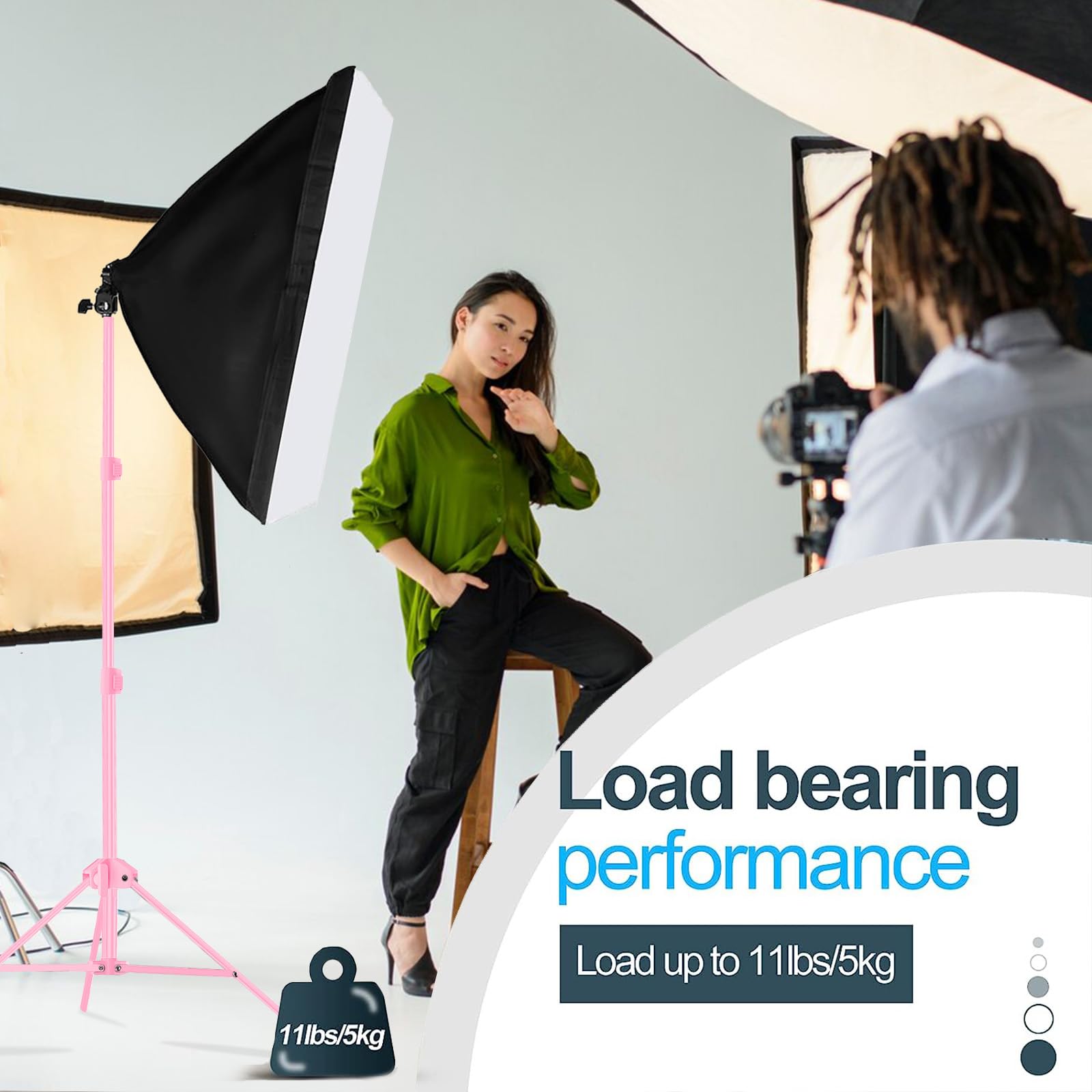 Snapklik.com : EMART 7 Ft Light Stand For Photography, Portable Photo ...