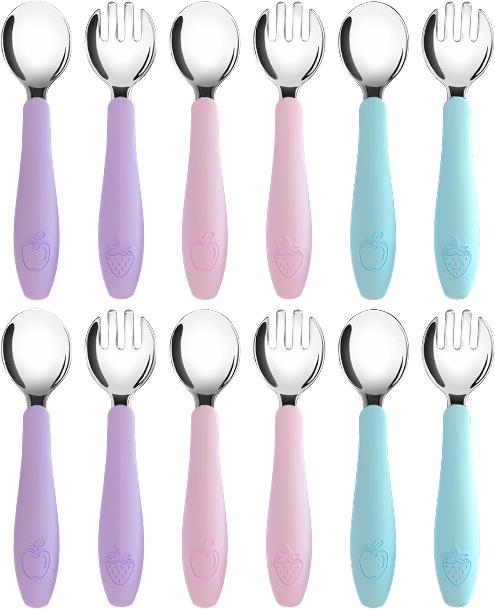 Amazon.com: 9 Piece Stainless Steel Kids Cutlery, Child and Toddler ...