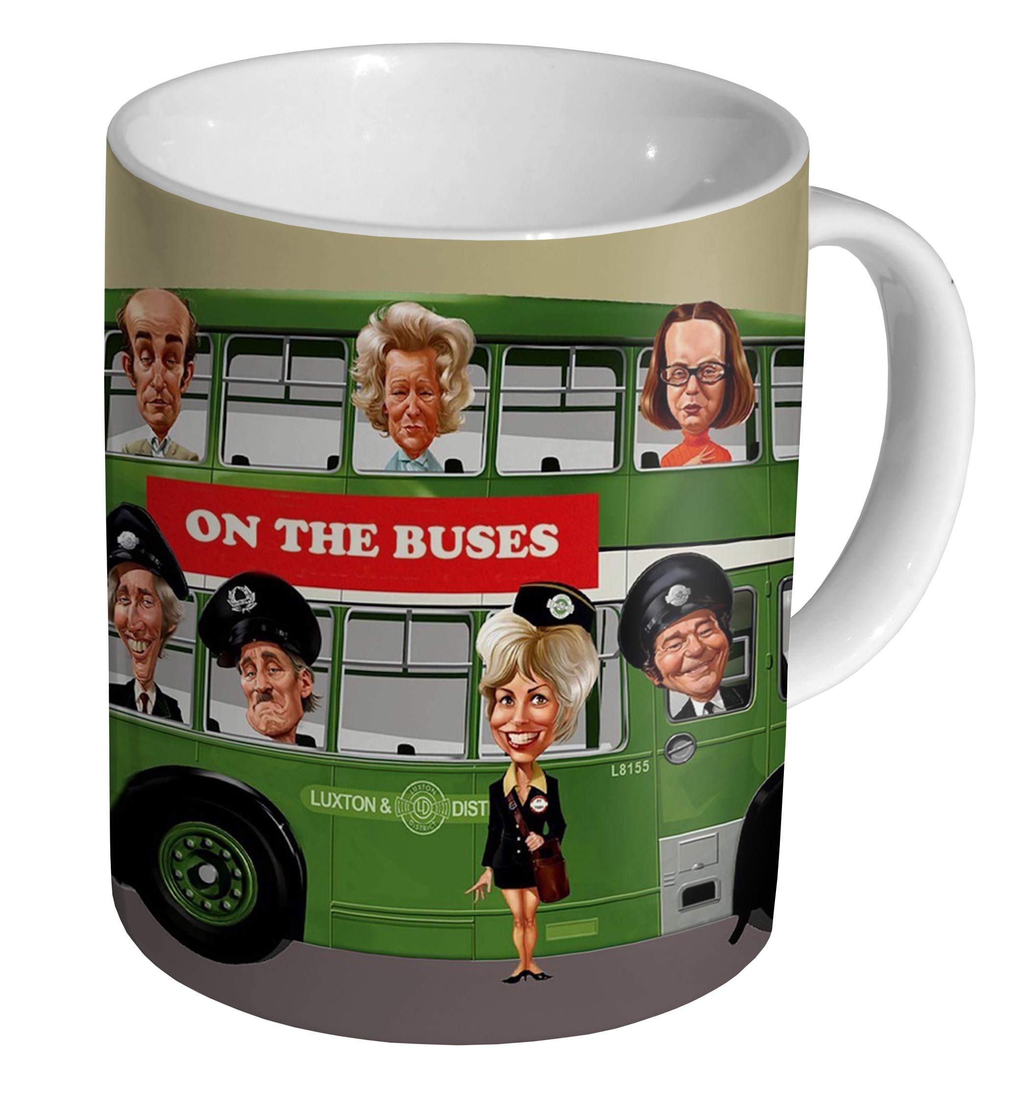 On The Buses #2 Ceramic Coffee Mug / Cup : Amazon.co.uk: Home & Kitchen