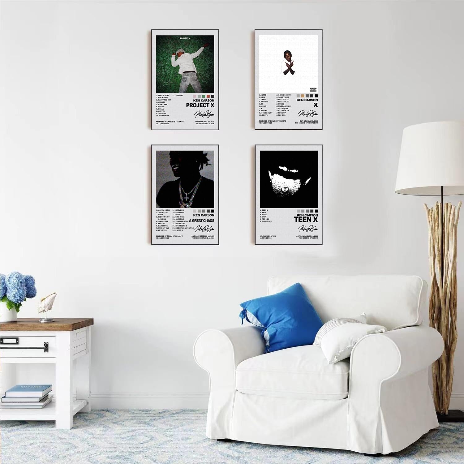 Ken Carson Signed Limited Posters Music Album Cover Posters Canvas Wall ...