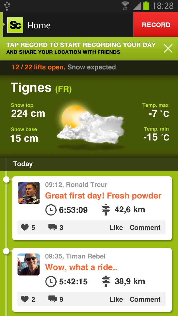 Snowciety - social ski & snowboard tracker:Amazon.de:Appstore for Android