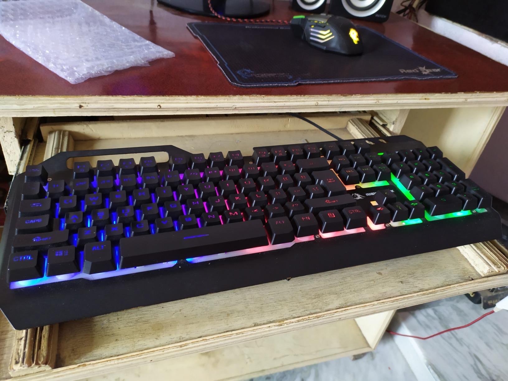 Amazon.in: Buy Night Hawk NK102 FPS Gaming Keyboard (Metallic Series ...