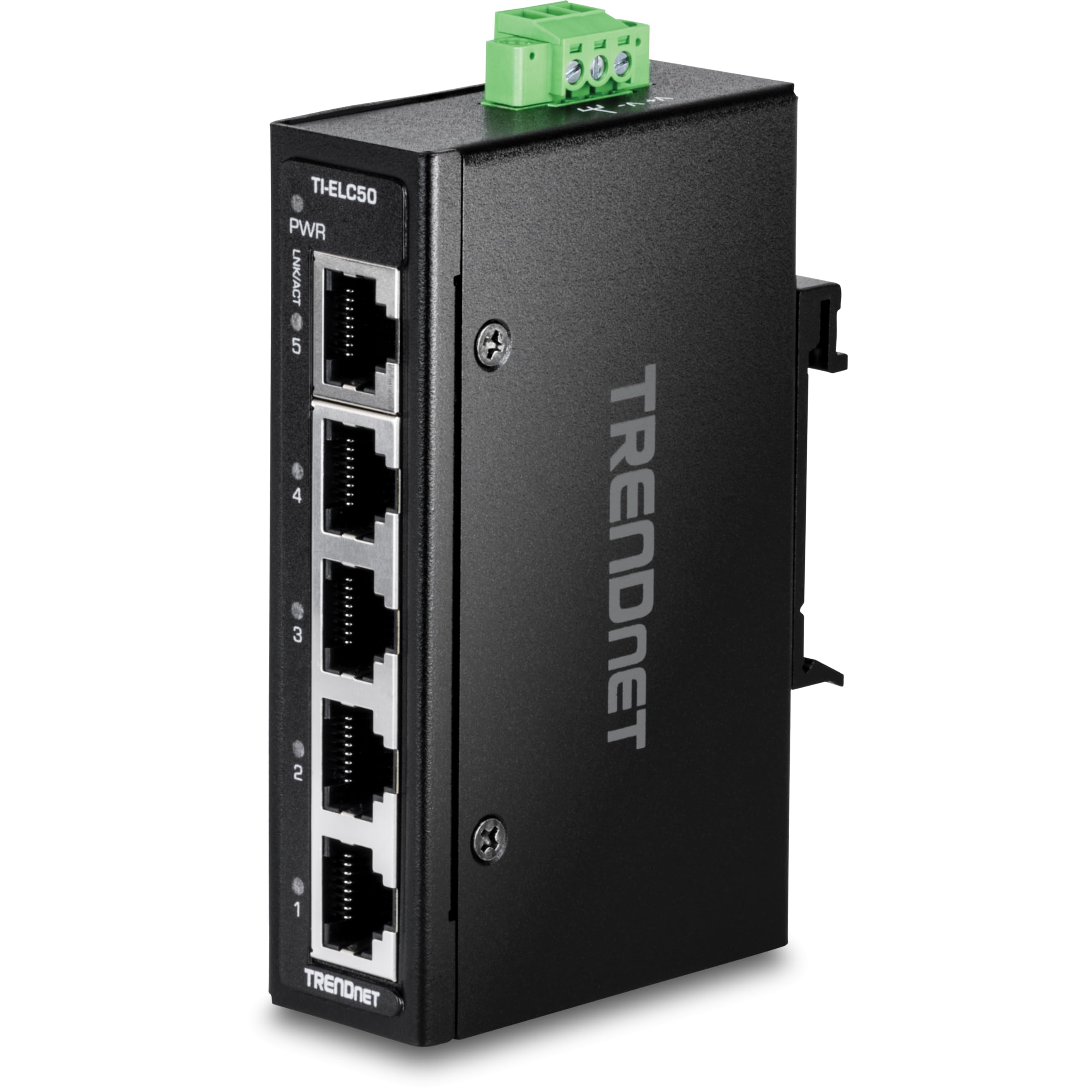 Amazon.com: TRENDnet 5-Port Industrial Fast Ethernet DIN-Rail Mini ...