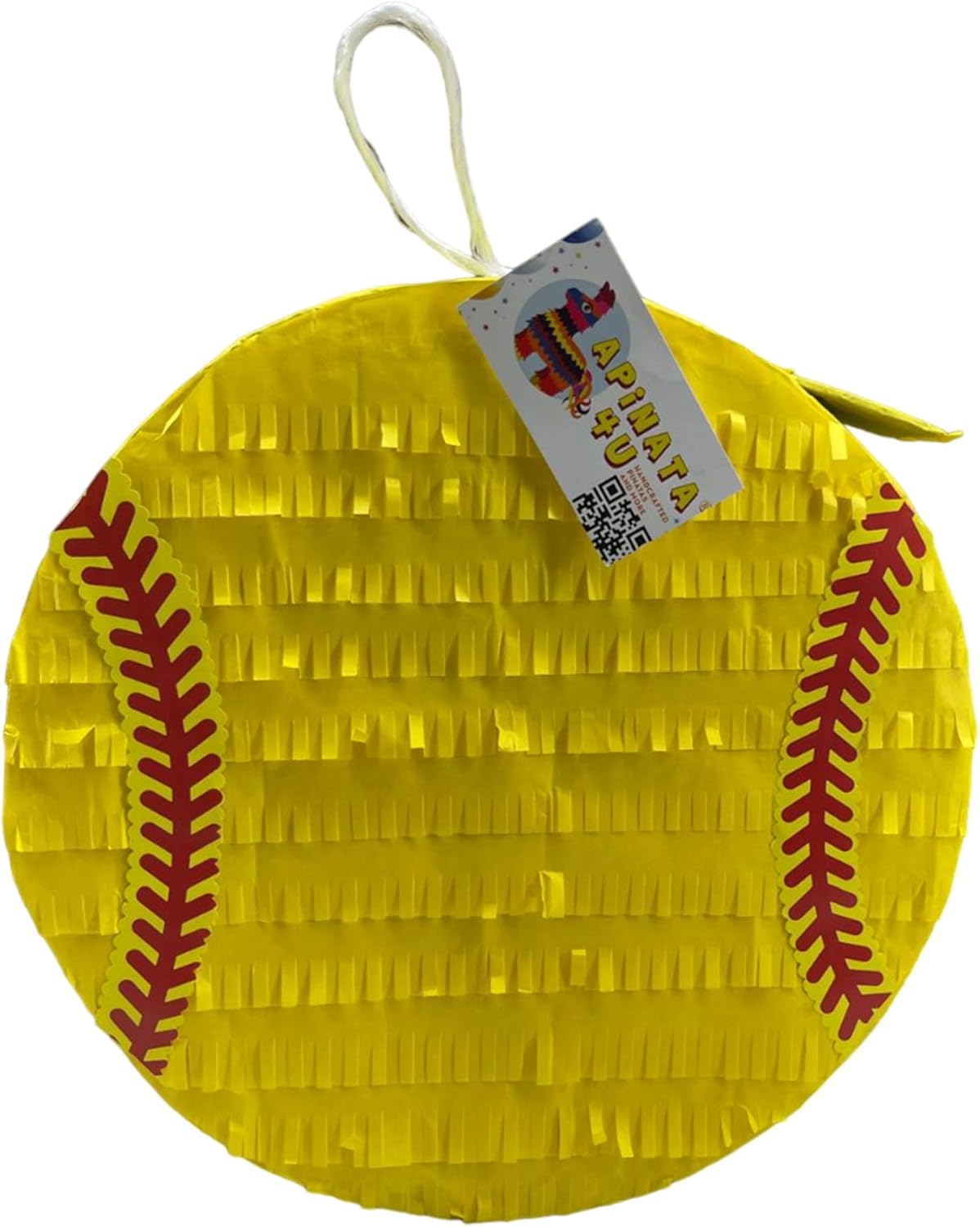 Amazon.com: APINATA4U Yellow Softball Pinata, Themed Birthday ...