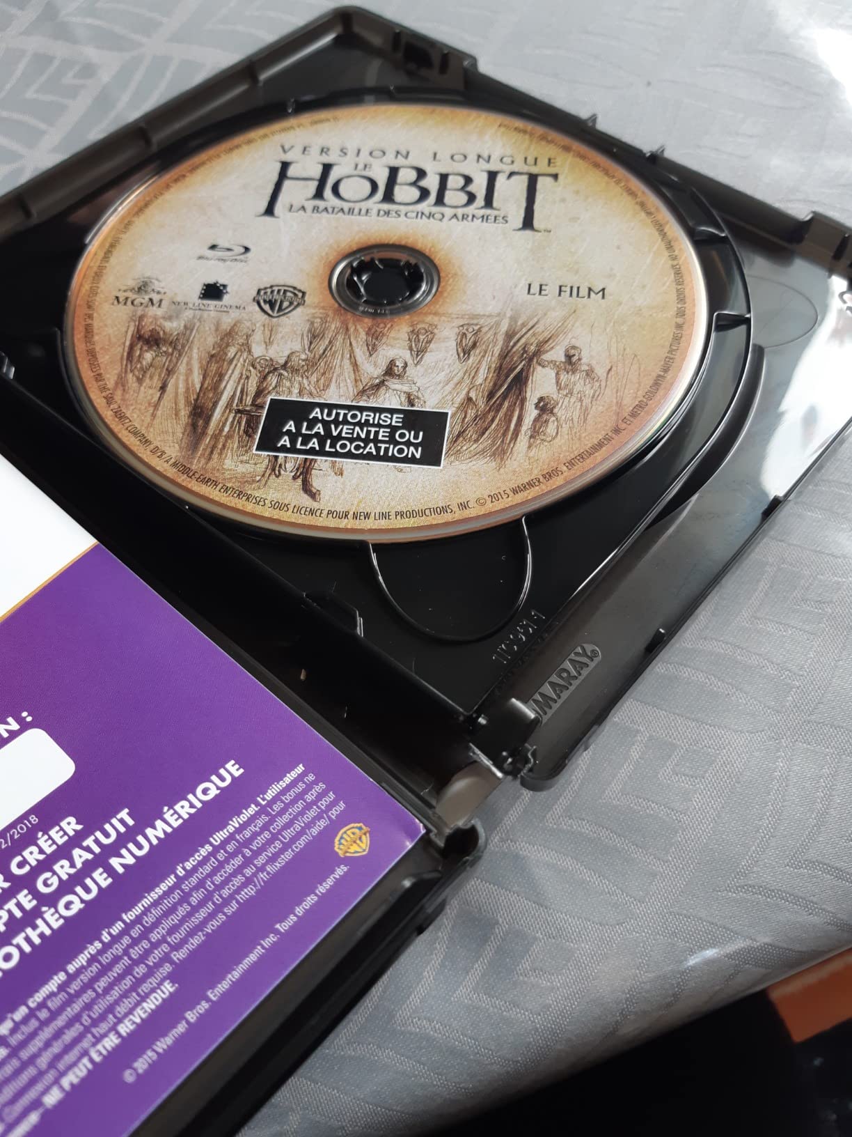 Hobbit 3 Battle of The Five Armies [Blu-Ray]: DVD et Blu-ray : Amazon.fr