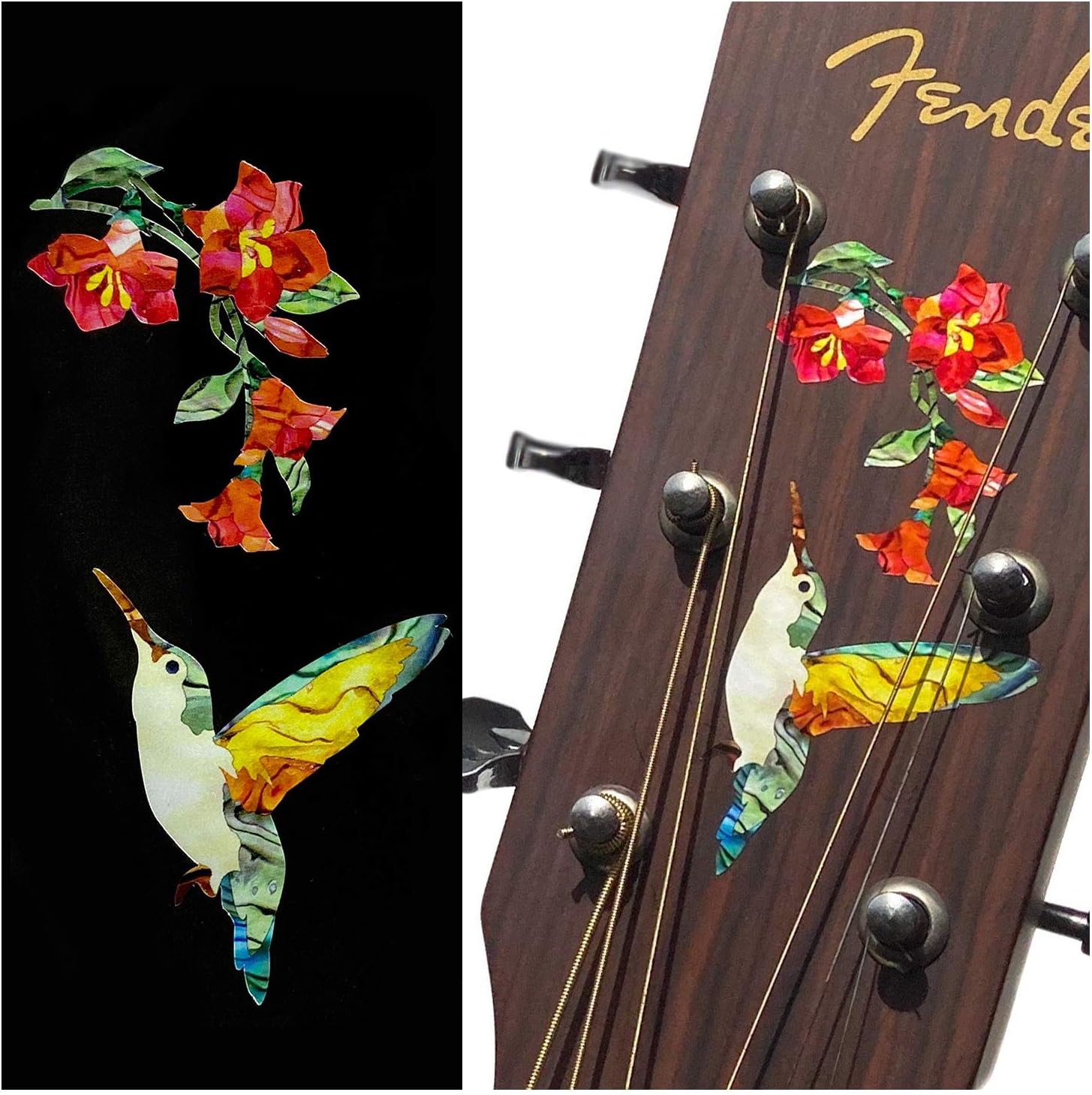 Amazon.com: Inlay Sticker Sticker/decal (B-190GA-EE) : Musical Instruments