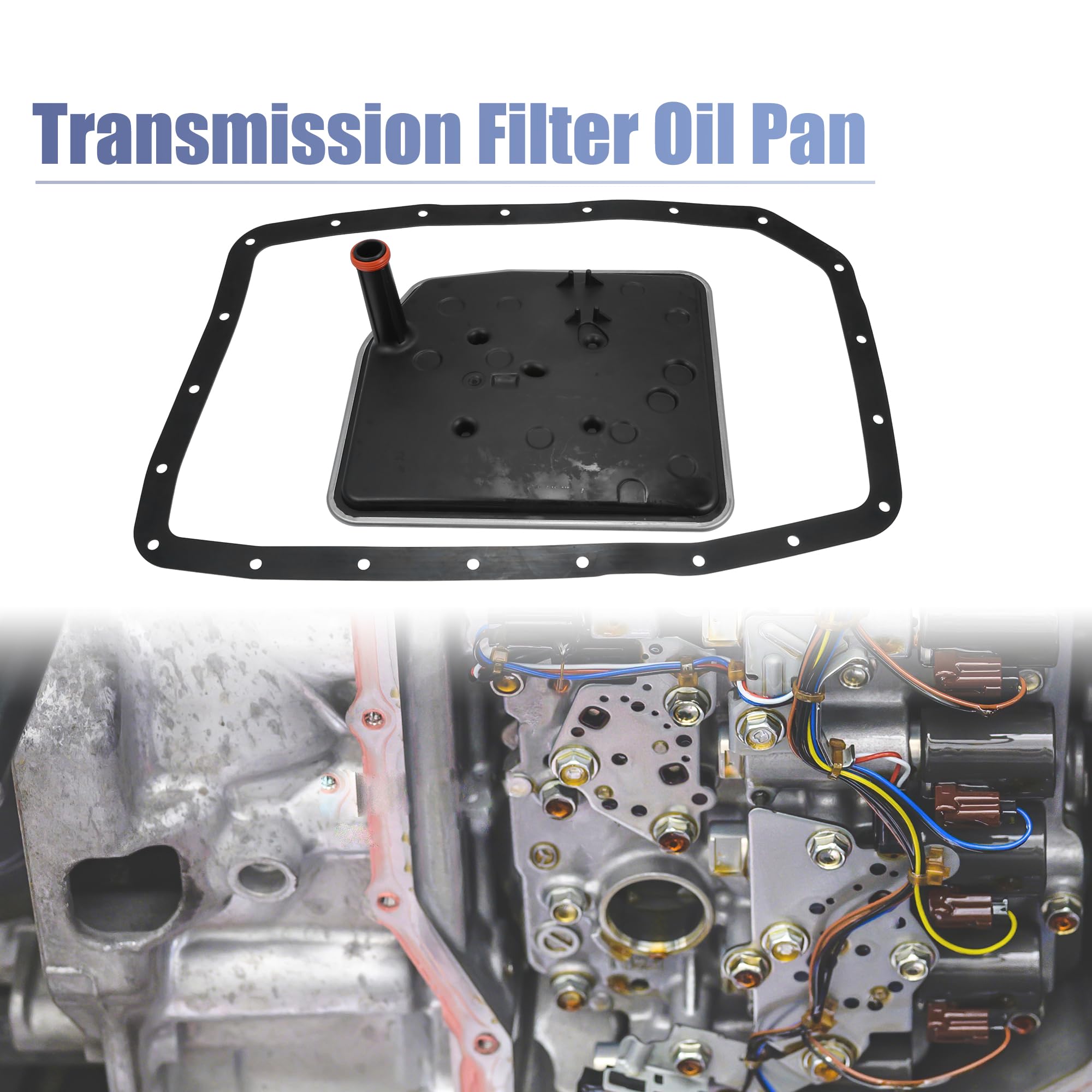 Snapklik.com : Automatic Transmission Filter Oil Pan Gasket Kit For ...