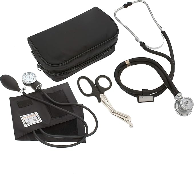 Amazon.com: Nurse/EMT Starter Pack Stethoscope, Blood Pressure Monitor ...