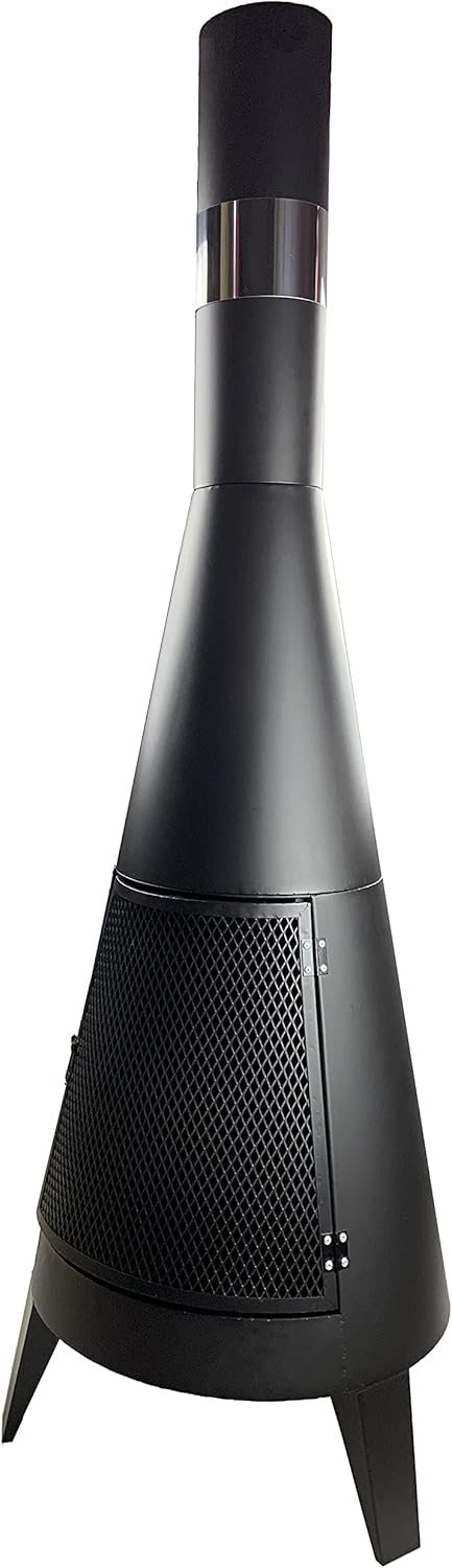 Amazon.com : Chiminea Fireplace Outdoor Wood Burning Fire Pit Terrace ...