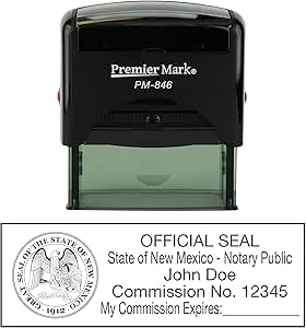 Amazon.com : Premier Mark Notary Self-Inking Stamp for All 50 States ...