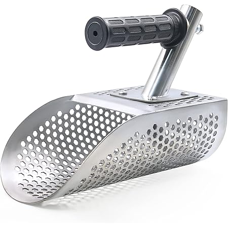 Amazon.com : Homaisson Beach Sand Scoop with Handle, Metal Detecting ...