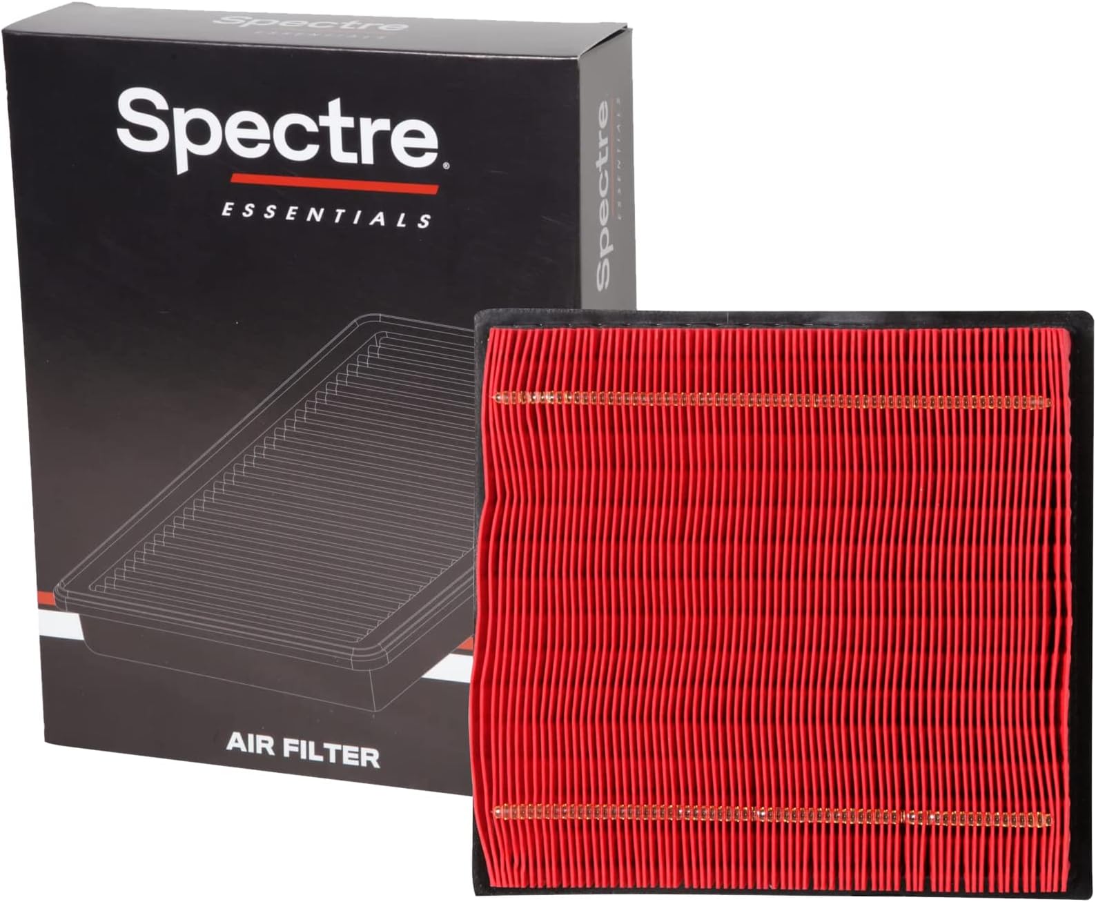 Spectre Essentials Engine Air Filter by K&N: Premium, 50-Percent Longer ...