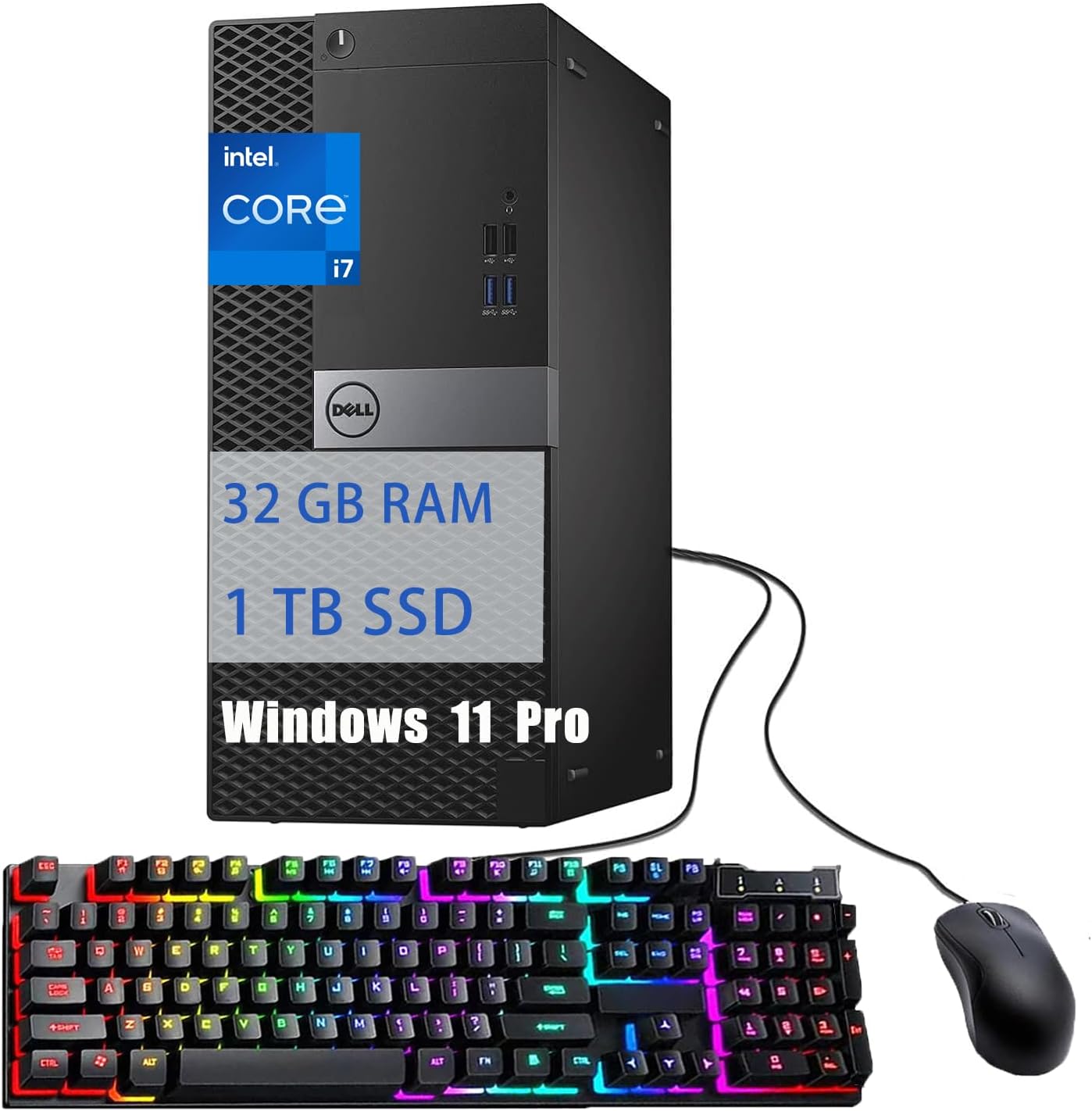 Amazon.com: Dell OptiPlex 7040 Mini Tower Desktop PC, Windows 11 Pro ...